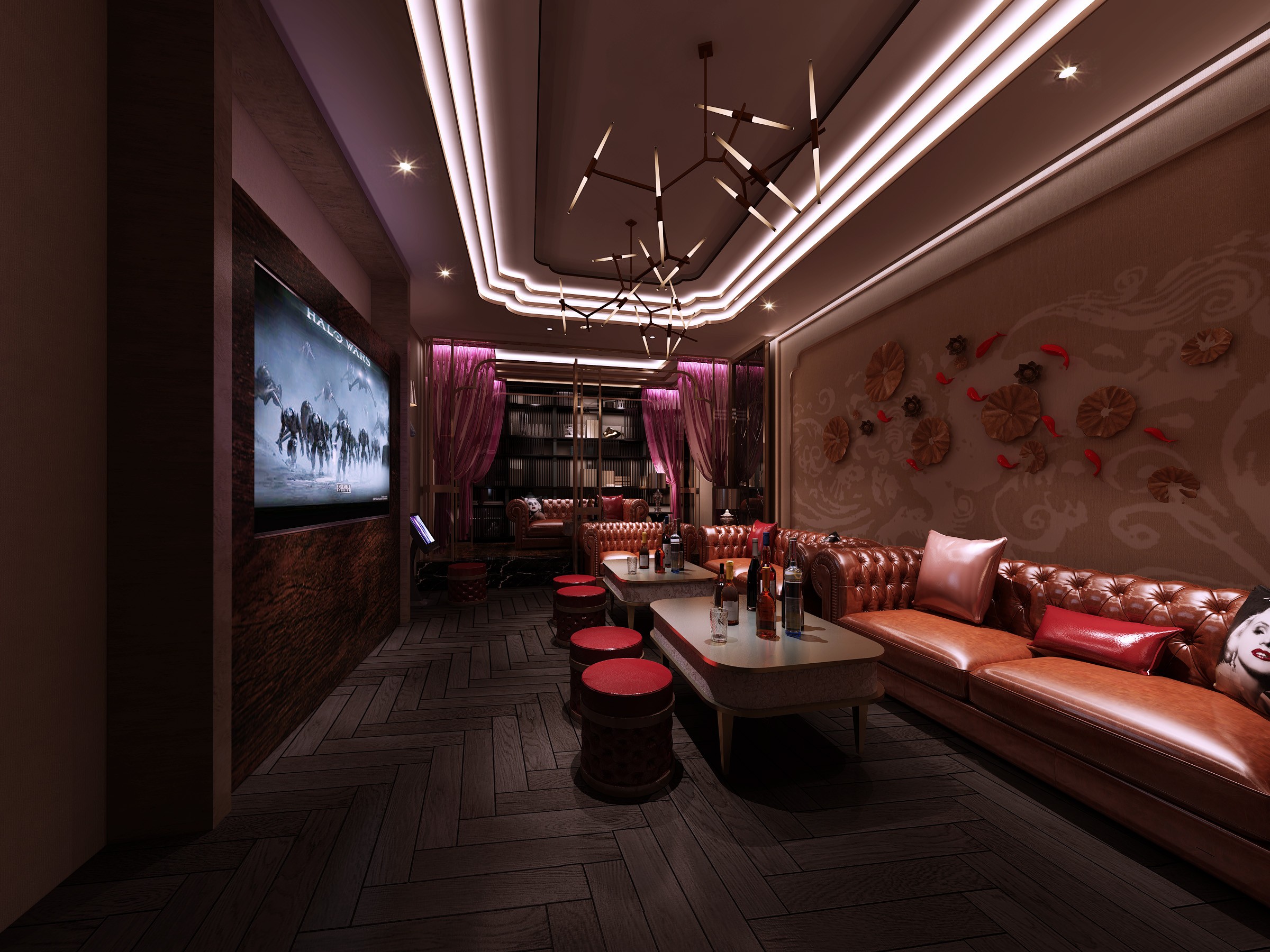 KTV - 效果图交流区-建E室内设计网