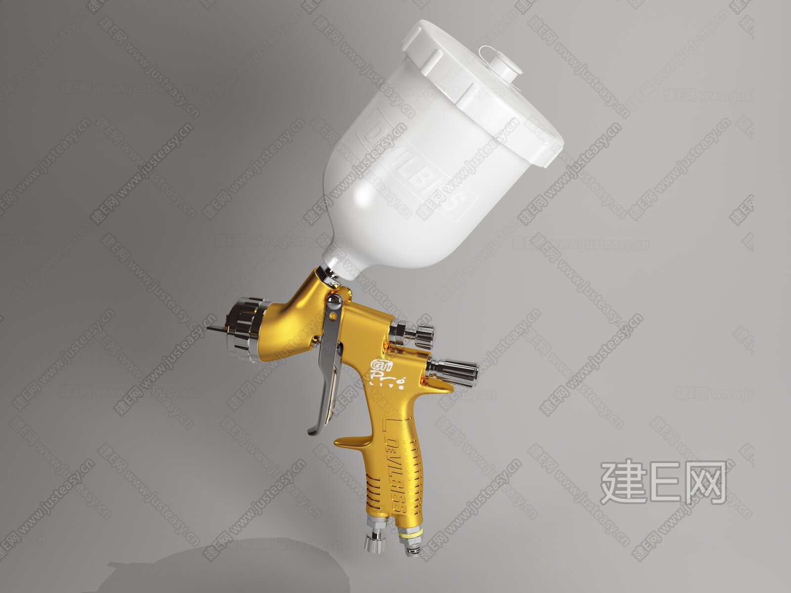 【现代喷漆枪3d模型】建e网现代喷漆枪3d模型下载 Id108807358 打造3d现代喷漆枪模型免费下载平台
