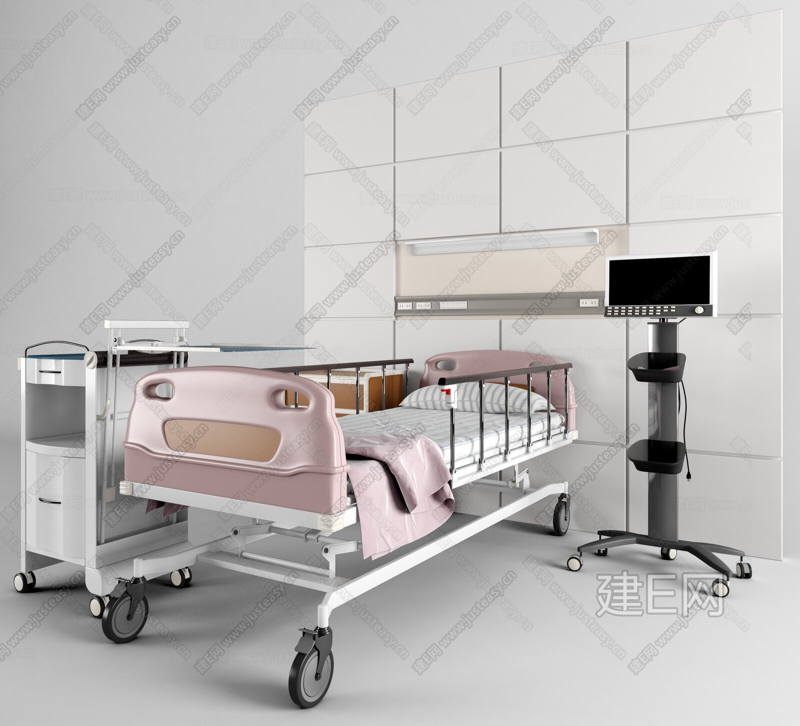 【现代医疗设备床3d模型】建e网现代医疗设备床3d模型下载 Id117262108 打造3d现代医疗设备床模型免费下载平台