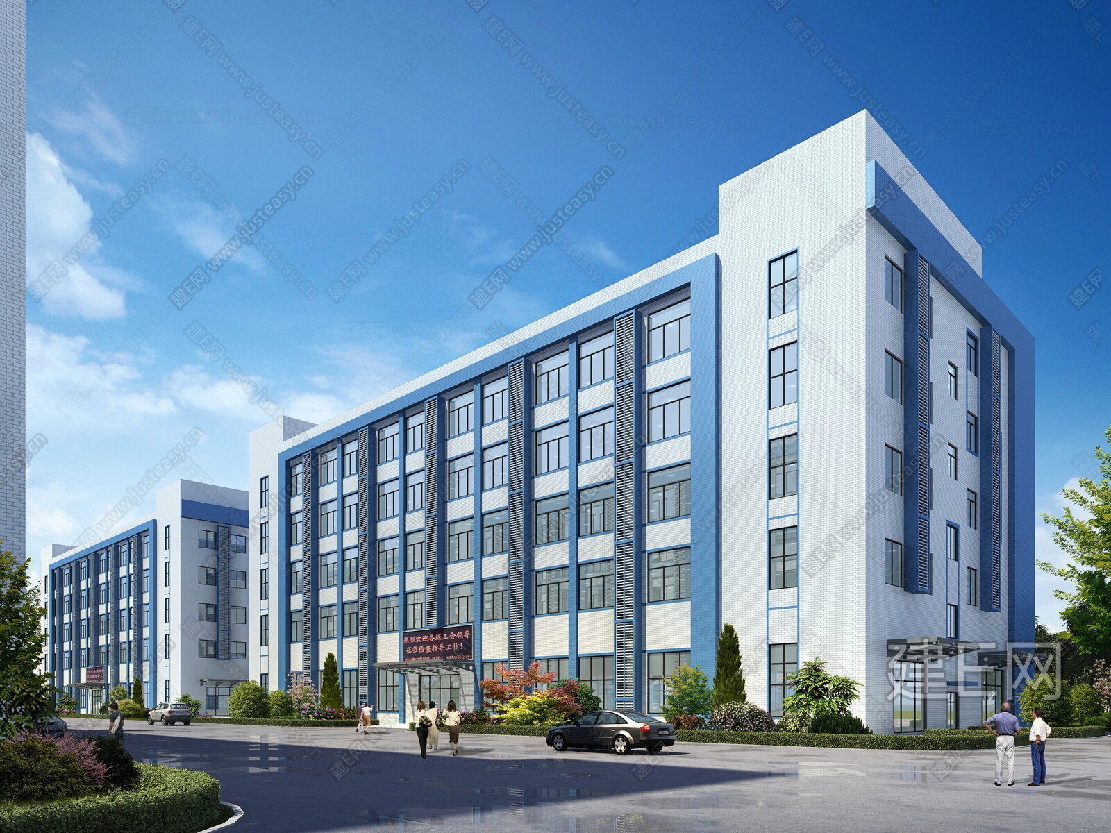 【现代厂房3d模型】建e网现代厂房3d模型下载 Id101338423 打造3d现代厂房模型免费下载平台