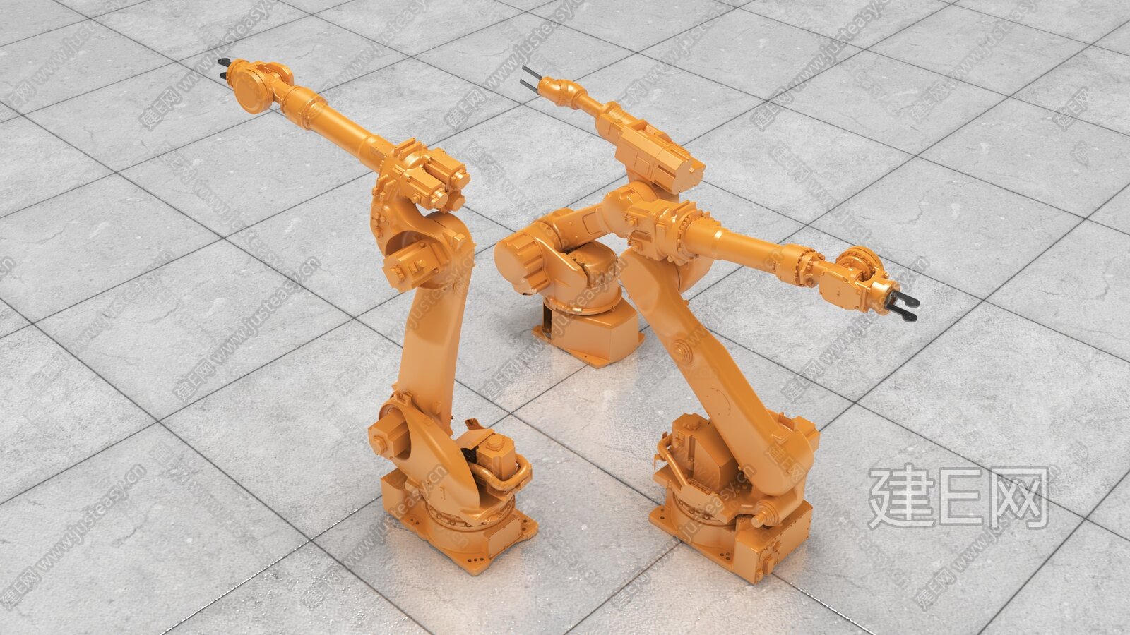 【现代机械臂3d模型】建e网现代机械臂3d模型下载 Id109596017 打造3d现代机械臂模型免费下载平台