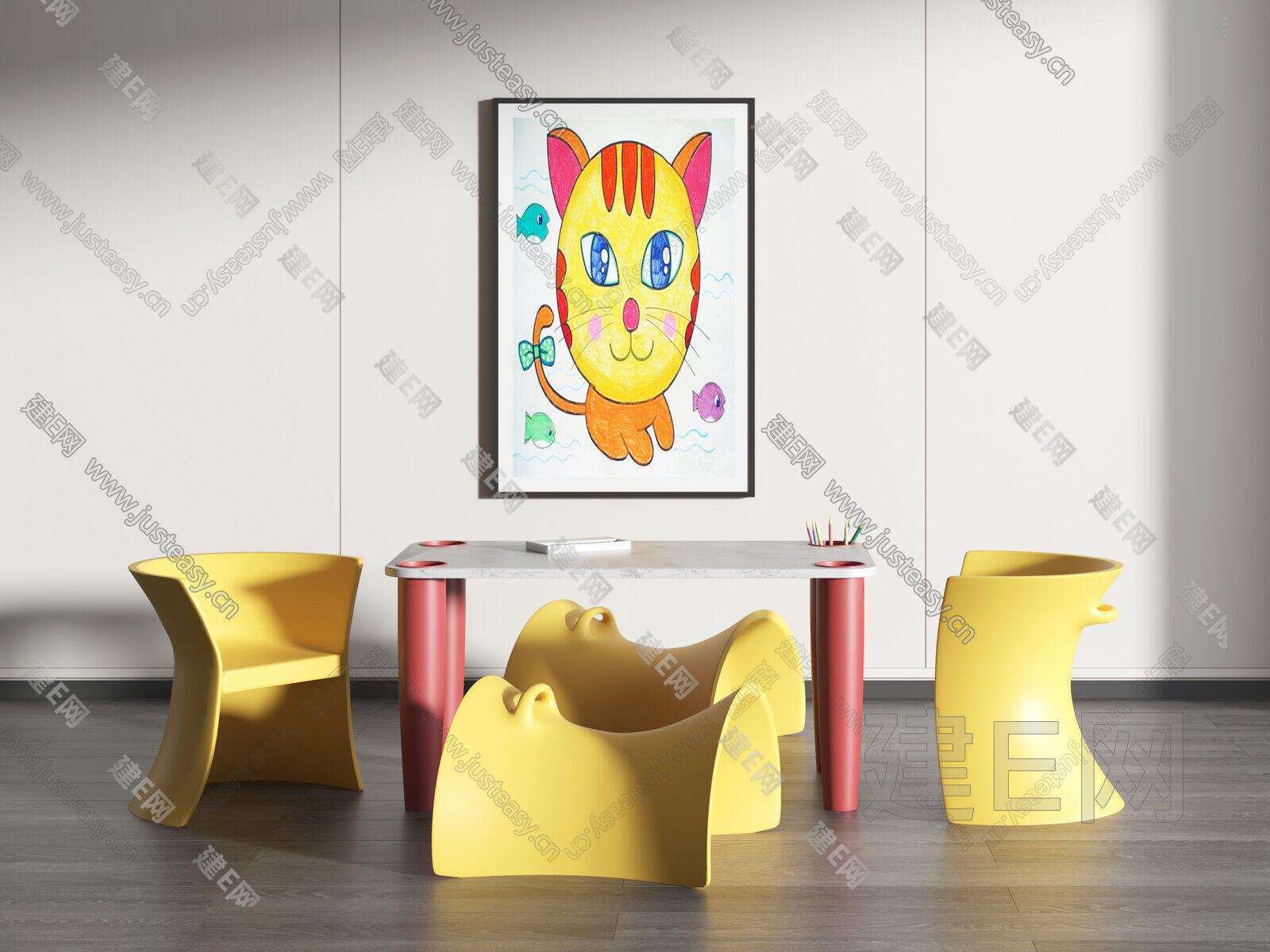 【现代儿童座椅3d模型】建e网现代儿童座椅3d模型下载 Id108416975 打造3d现代儿童座椅模型免费下载平台