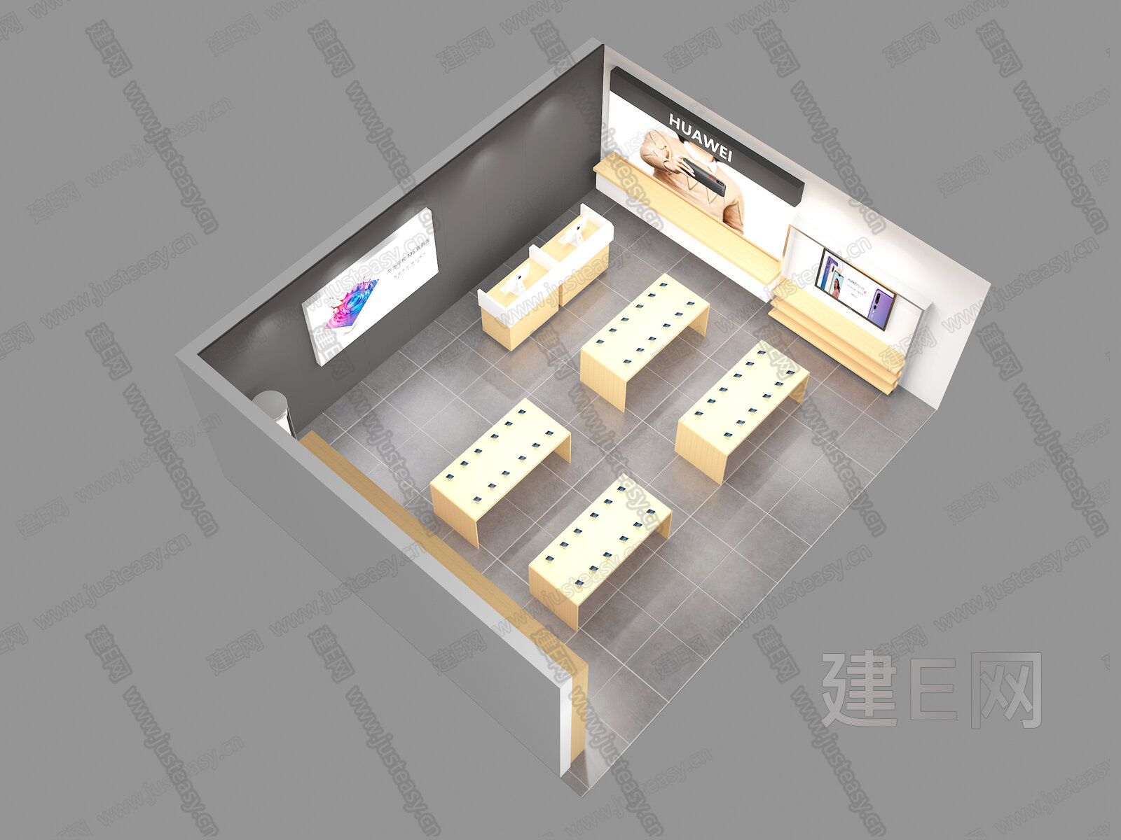 【现代华为手机店门头3d模型】建e网现代华为手机店门头3d模型下载 Id101142183 打造3d现代华为手机店门头模型免费下载平台