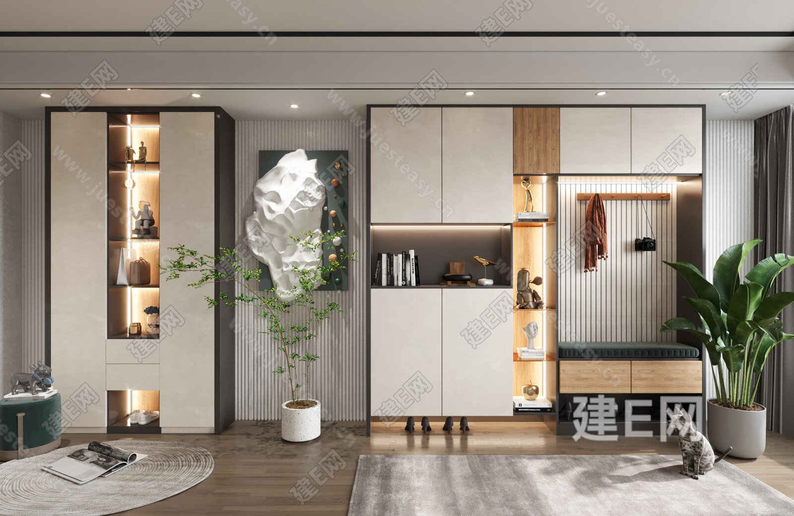 【现代鞋柜3d模型】建e网现代鞋柜3d模型下载 Id111496783 打造3d现代鞋柜模型免费下载平台