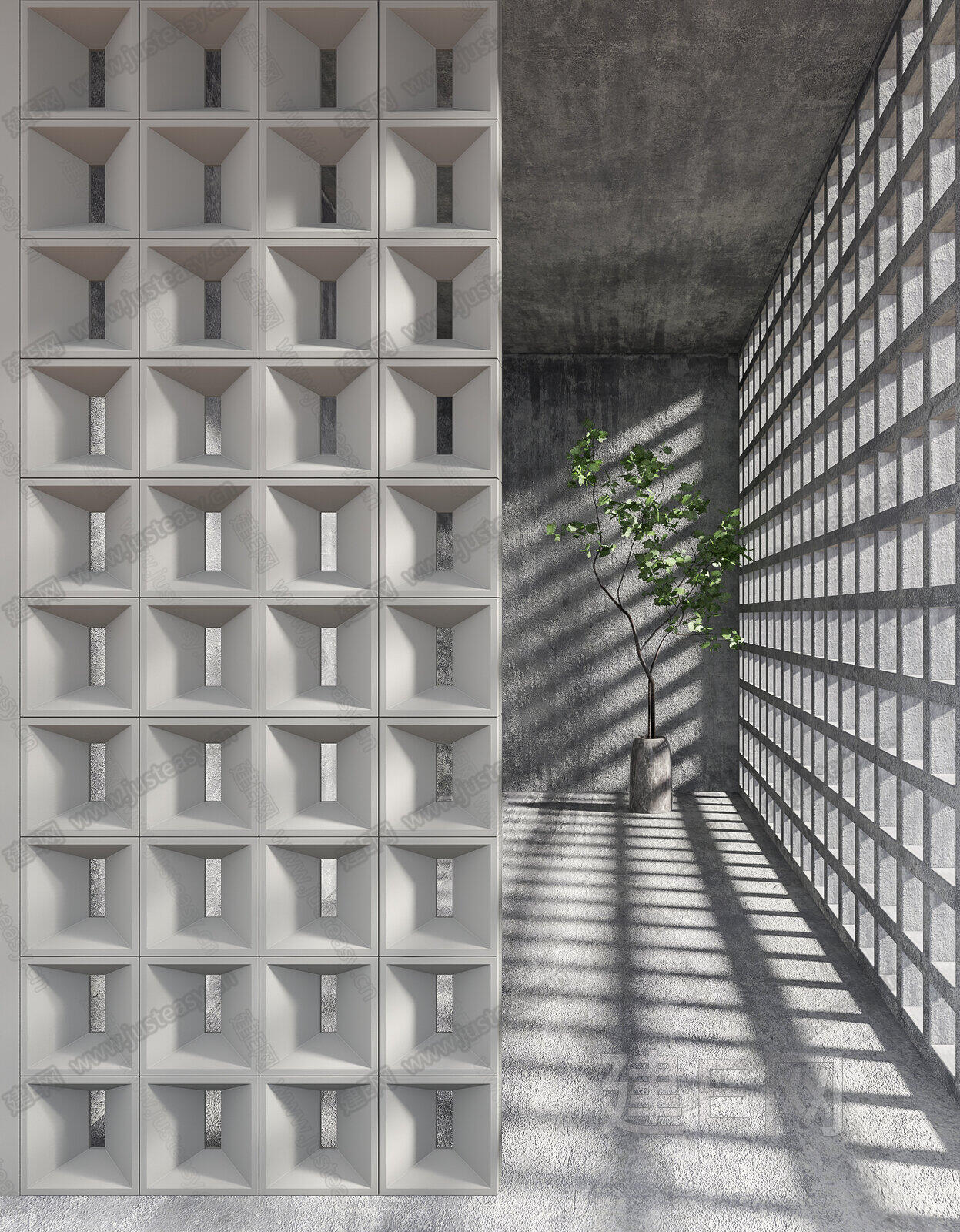 【现代水泥砖镂空隔断3d模型】建e网现代水泥砖镂空隔断3d模型下载 Id102191544 打造3d现代水泥砖镂空隔断模型免费下载平台