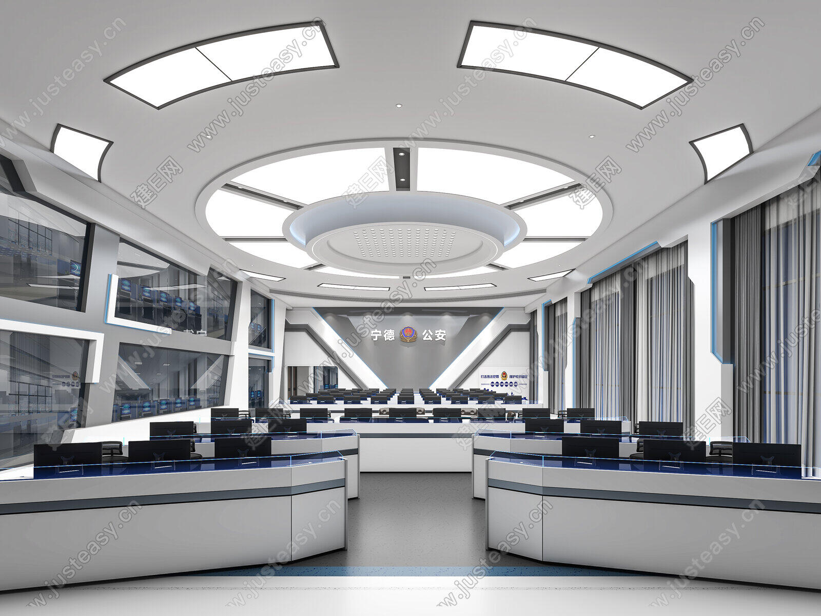【现代指挥大厅3d模型】建e网现代指挥大厅3d模型下载 Id113725910 打造3d现代指挥大厅模型免费下载平台