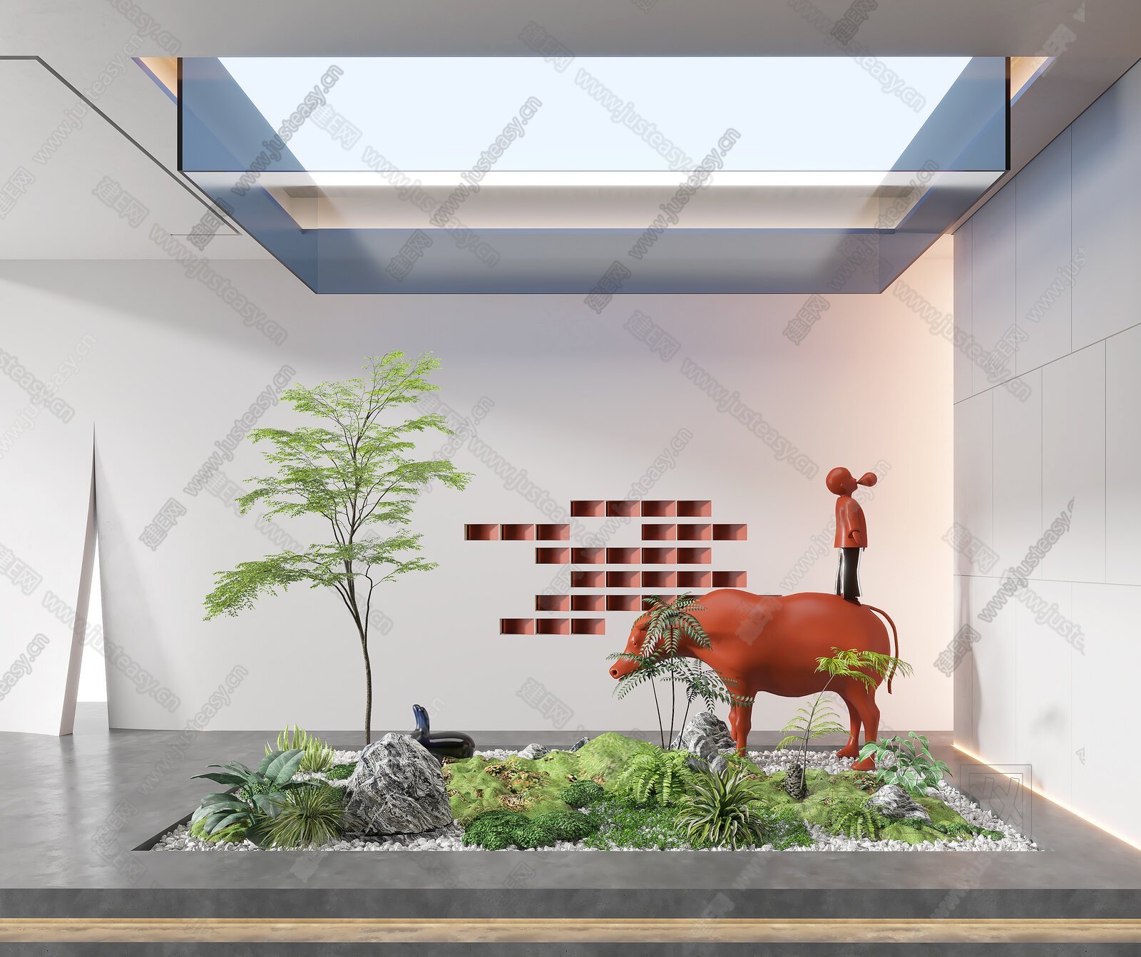 【现代绿植景观3d模型】建e网现代绿植景观3d模型下载 Id115626381 打造3d现代绿植景观模型免费下载平台