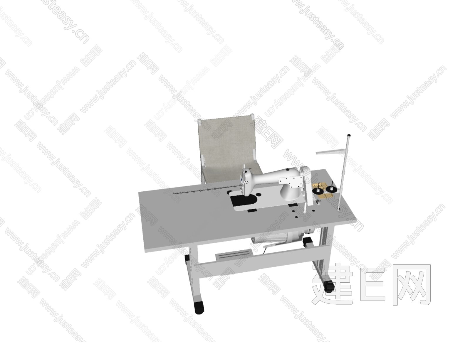 现代电机 模型SU模型下载[ID:111822507]_建e网su模型