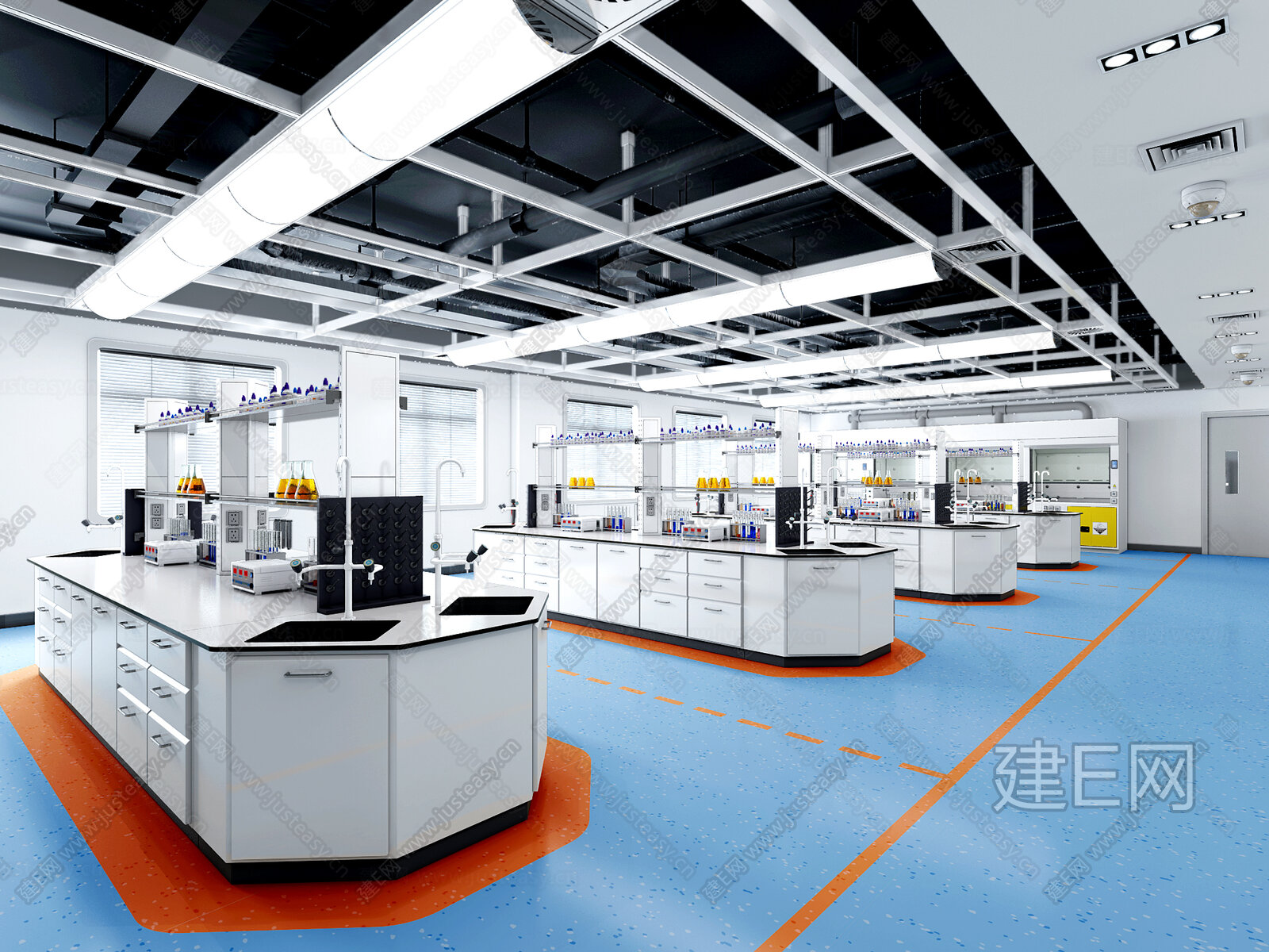 【现代实验室3d模型】建e网现代实验室3d模型下载 Id103764163 打造3d现代实验室模型免费下载平台
