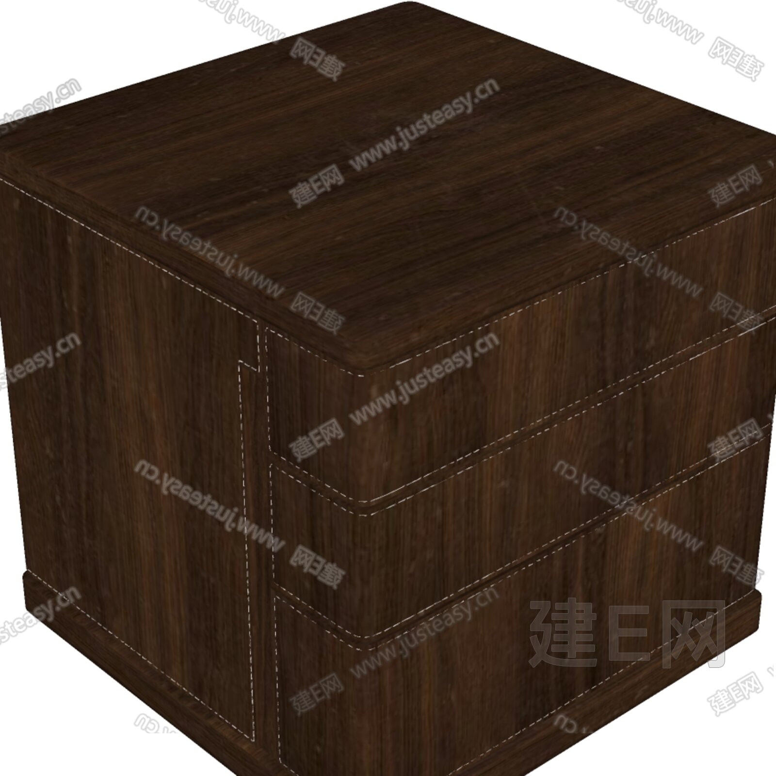 意大利 米洛提 minotti 现代床头柜模型SU模型下载[ID:102779211]_建e网su模型