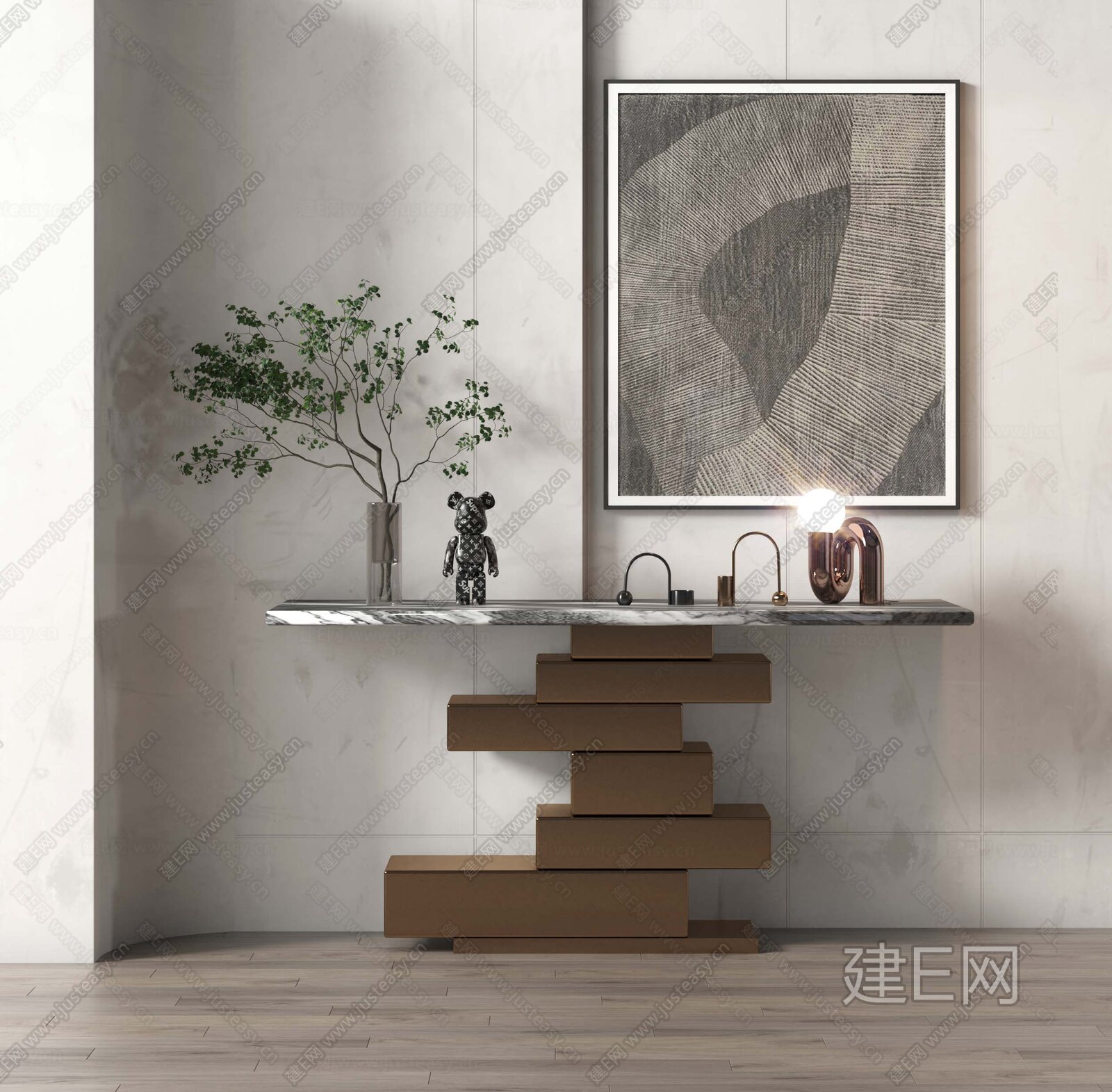 【现代端景柜3d模型】建e网现代端景柜3d模型下载 Id116740266 打造3d现代端景柜模型免费下载平台