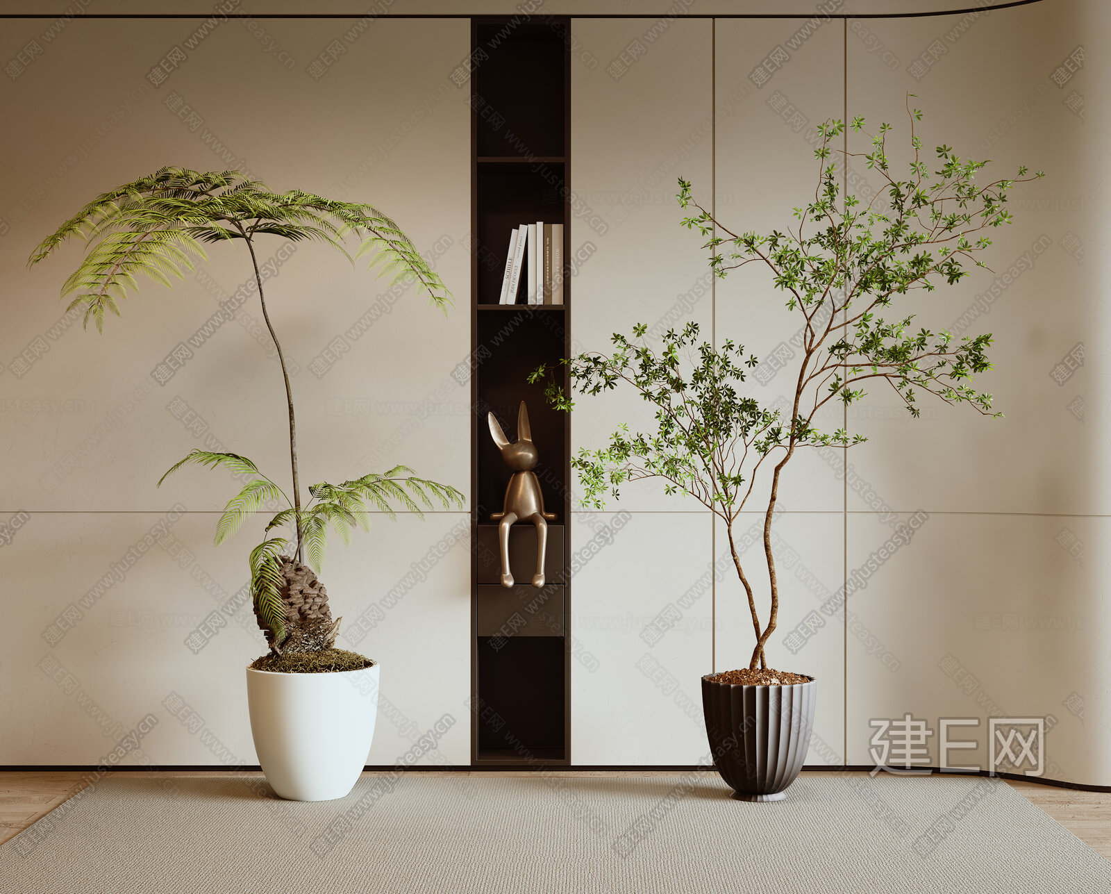【现代绿植3d模型】建e网现代绿植3d模型下载 Id117067961 打造3d现代绿植模型免费下载平台