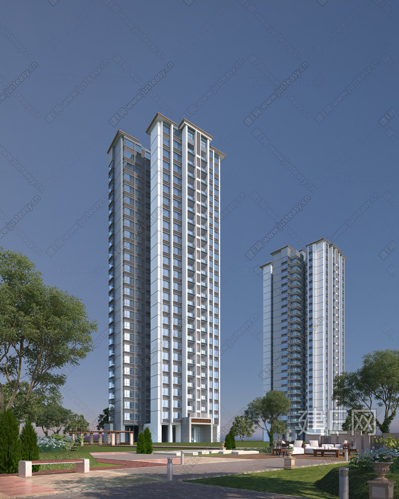 【现代建筑3d模型】建e网现代建筑3d模型下载 Id112021634 打造3d现代建筑模型免费下载平台