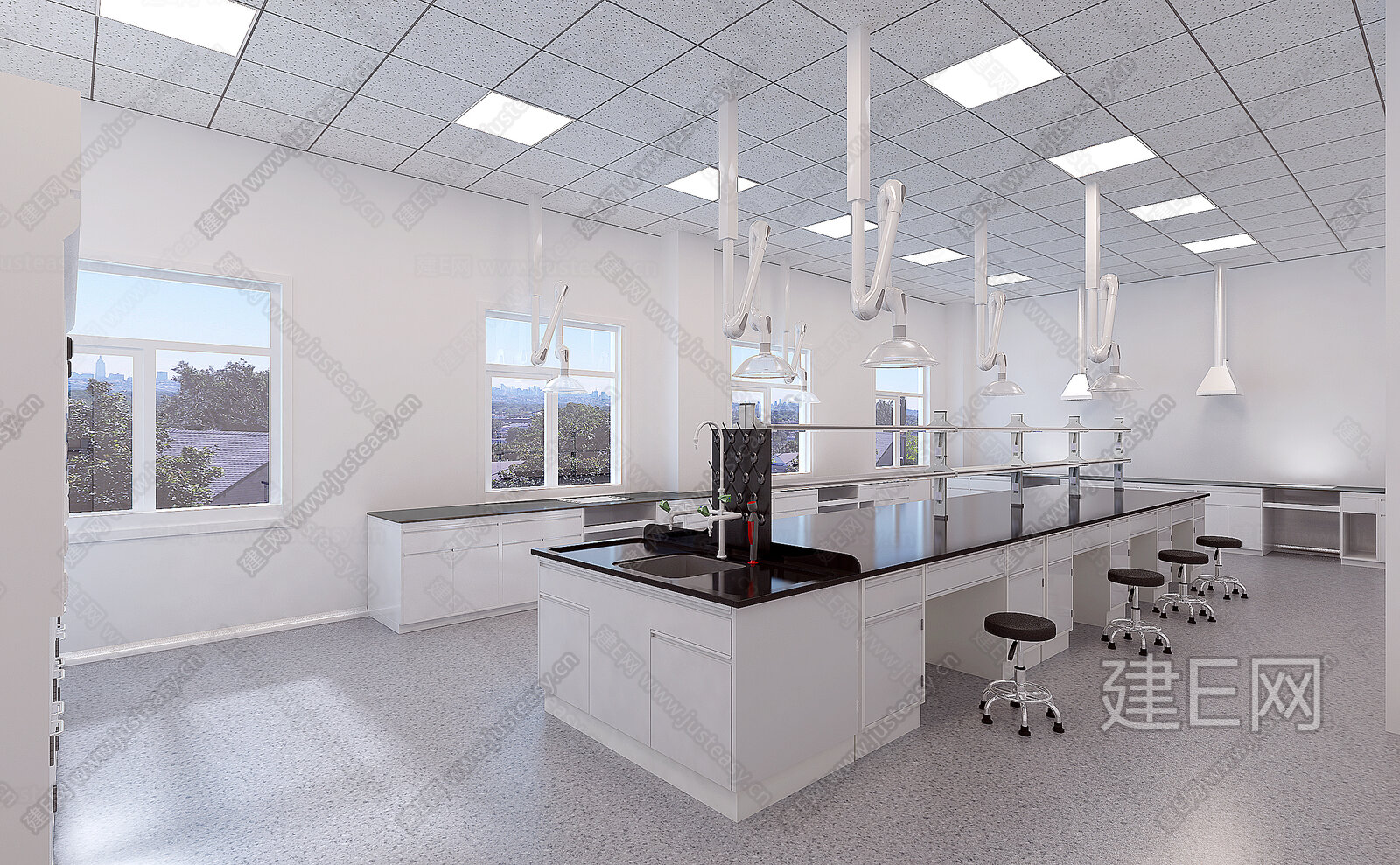 【现代科技实验室3d模型】建e网现代科技实验室3d模型下载 Id104878932 打造3d现代科技实验室模型免费下载平台