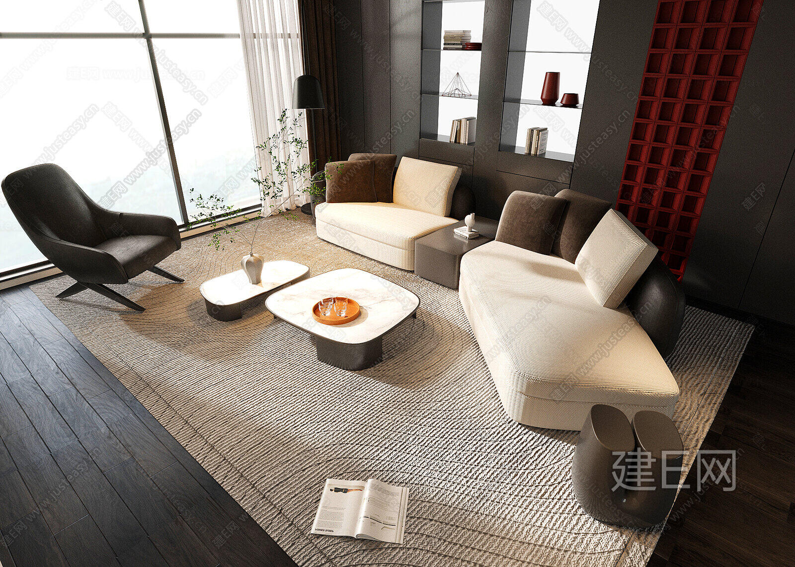 【现代沙发茶几组合3d模型】建e网现代沙发茶几组合3d模型下载 Id106189795 打造3d现代沙发茶几组合模型免费下载平台