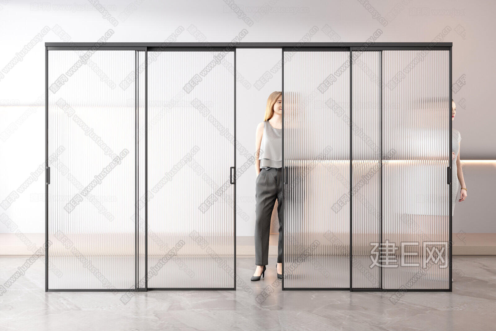 【现代玻璃门3d模型】建e网现代玻璃门3d模型下载 Id108417961 打造3d现代玻璃门模型免费下载平台