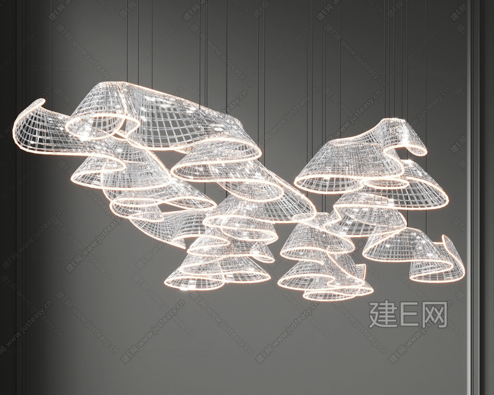 【现代艺术吊灯3d模型】建e网现代艺术吊灯3d模型下载 Id101340054 打造3d现代艺术吊灯模型免费下载平台