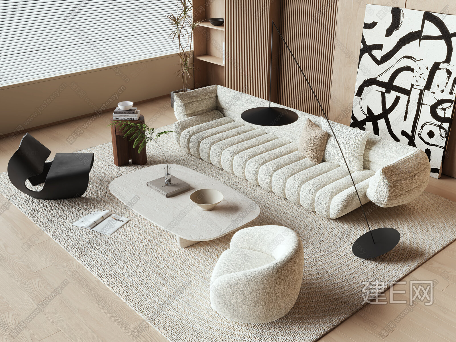 【侘寂风沙发茶几组合3d模型】建e网侘寂风沙发茶几组合3d模型下载 Id102257415 打造3d侘寂风沙发茶几组合模型免费下载平台