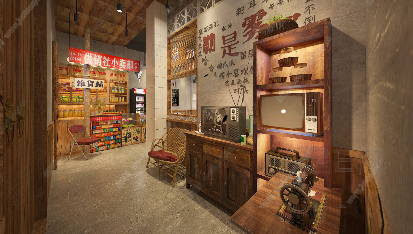 【工业风怀旧复古餐厅3d模型】建e网工业风怀旧复古餐厅3d模型下载 Id102454228 打造3d工业风怀旧复古餐厅模型免费下载平台