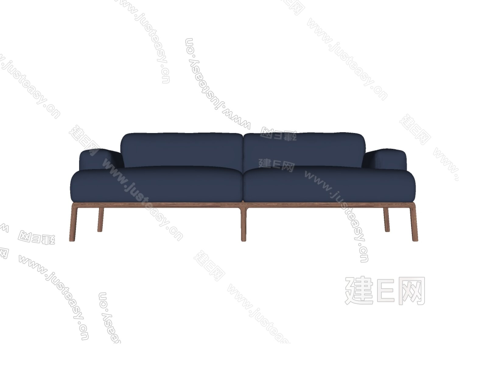 Mexarts 漾美 现代多人沙发模型SU模型下载[ID:111036495]_建e网su模型