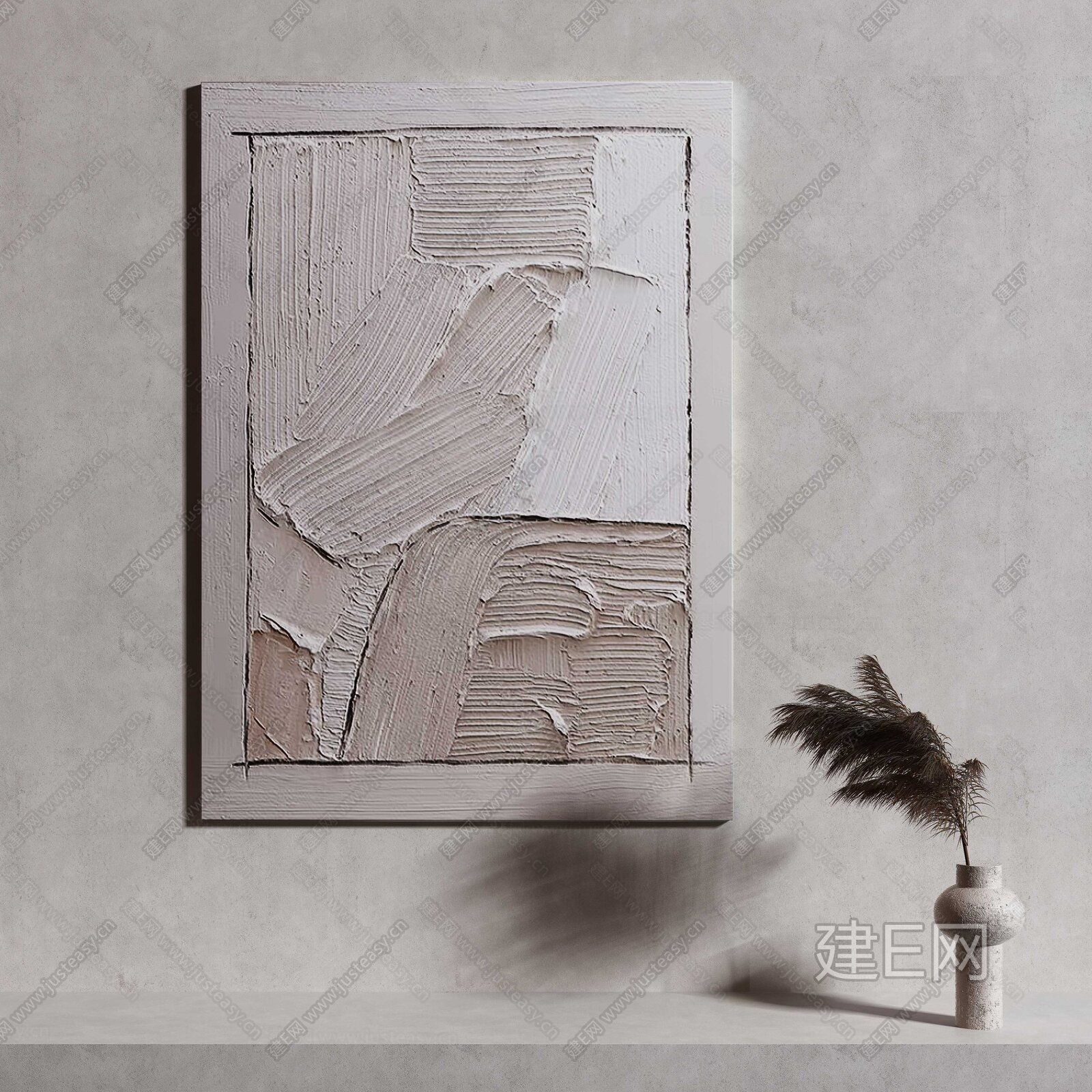 【侘寂风装饰画3d模型】建e网侘寂风装饰画3d模型下载 Id114578201 打造3d侘寂风装饰画模型免费下载平台