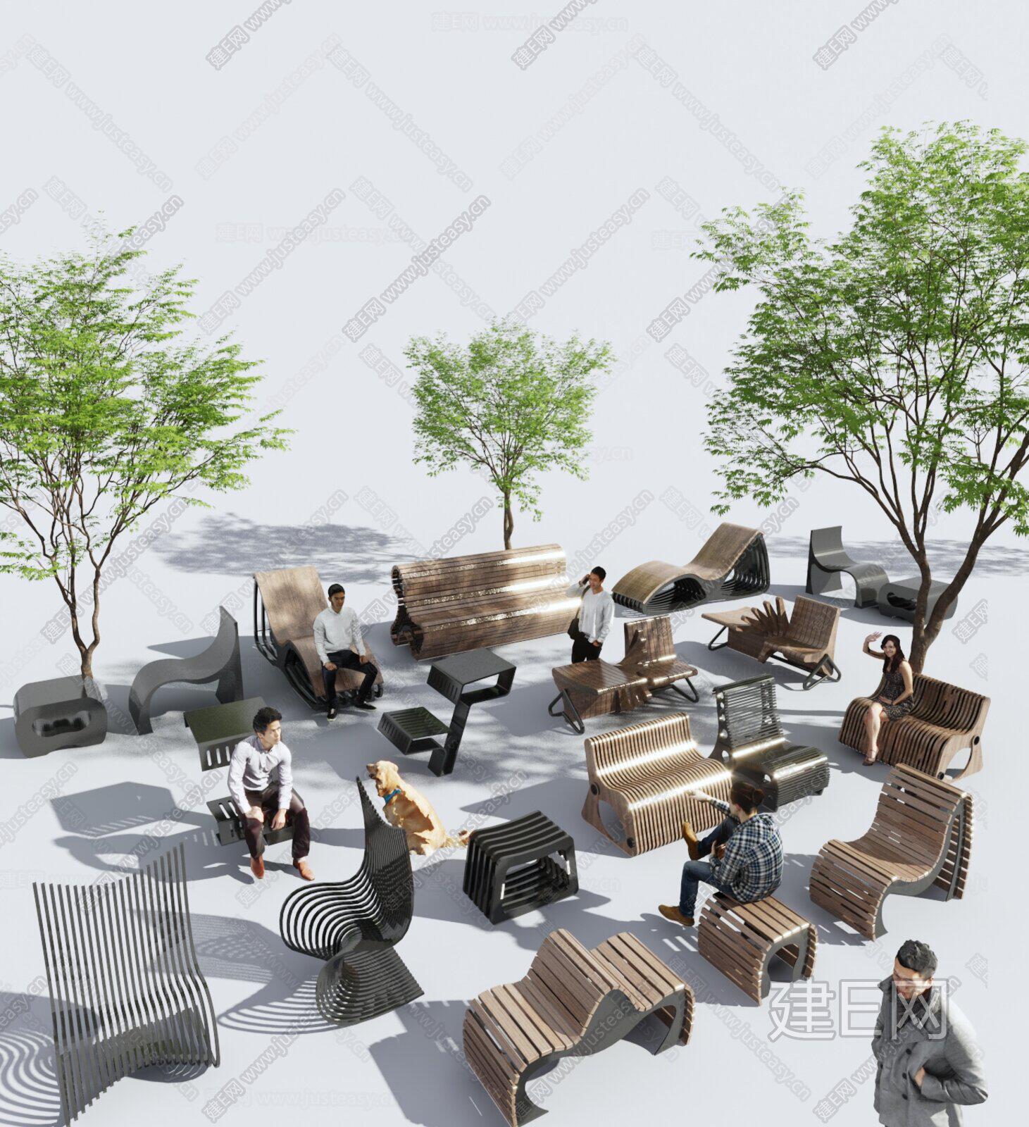 【现代户外座椅3d模型】建e网现代户外座椅3d模型下载 Id115692484 打造3d现代户外座椅模型免费下载平台