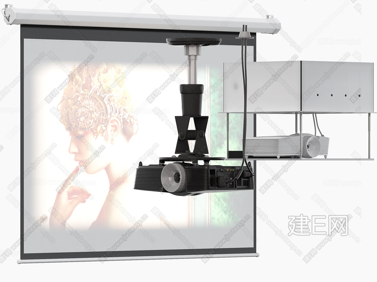 【现代投影仪3d模型】建E网_现代投影仪3d模型下载[ID:116216709]_打造3d现代投影仪模型免费下载平台