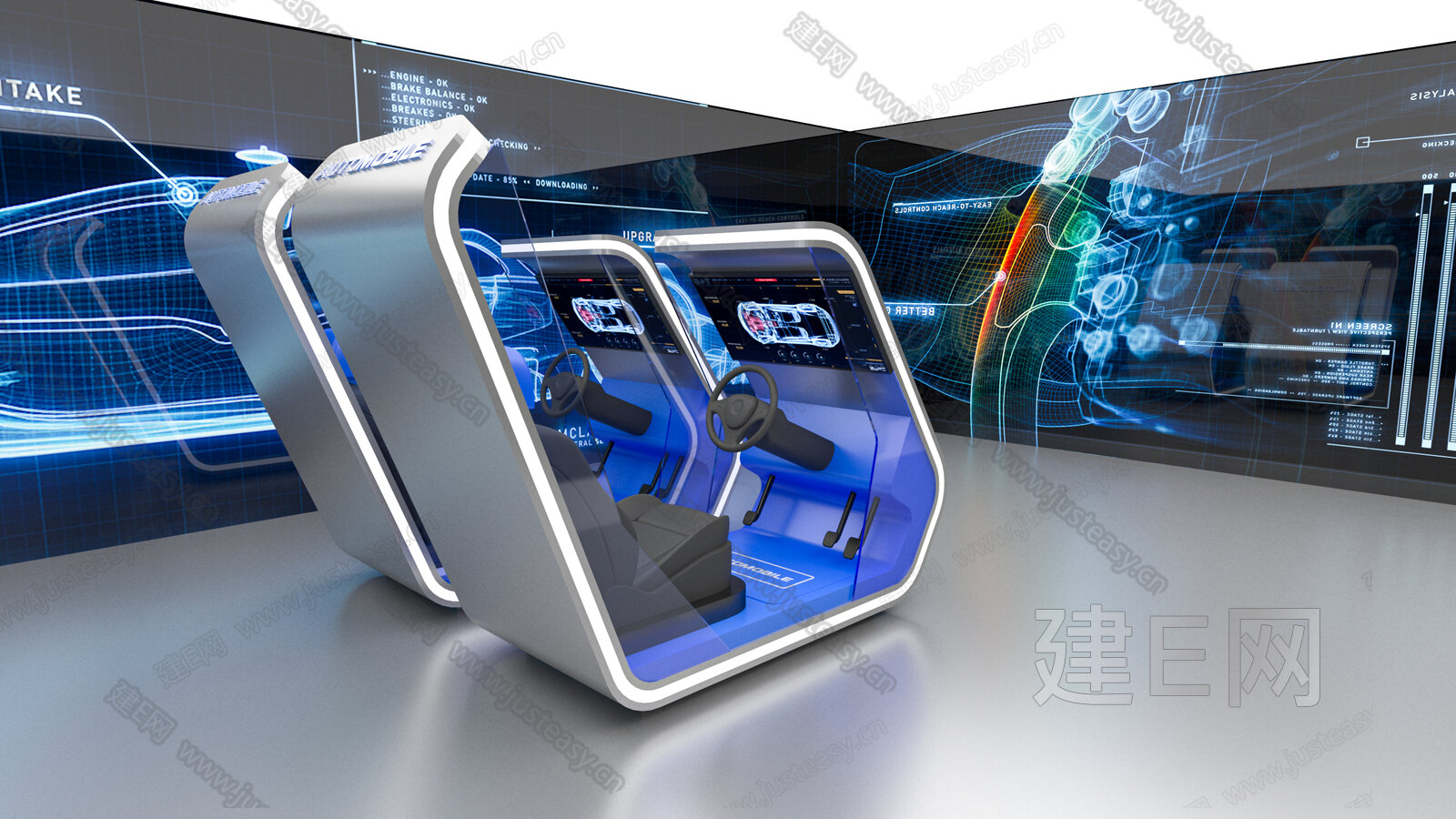【现代vr体验馆3d模型】建e网现代vr体验馆3d模型下载 Id110384079 打造3d现代vr体验馆模型免费下载平台
