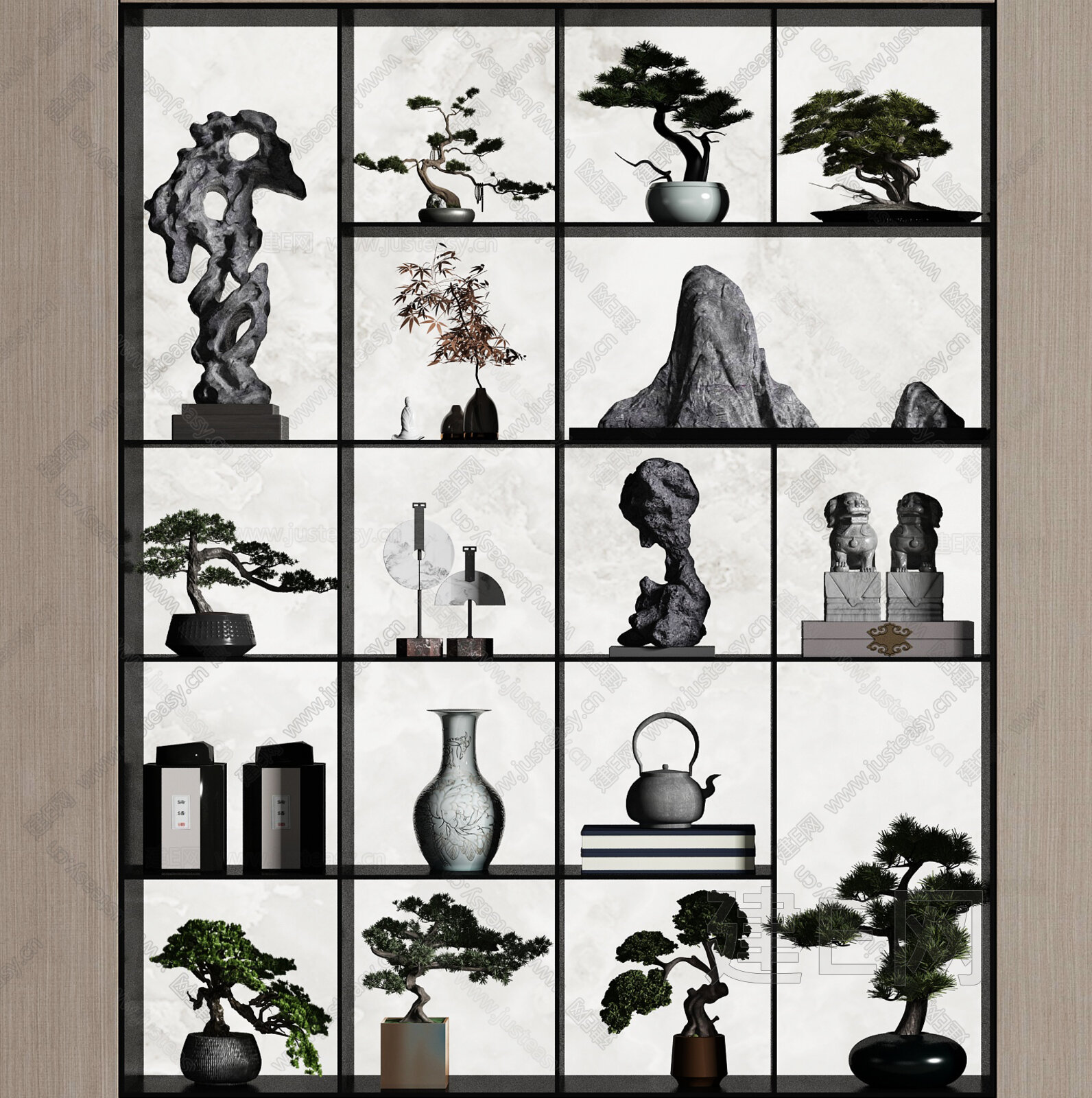 【新中式饰品摆件3d模型】建e网新中式饰品摆件3d模型下载 Id110711698 打造3d新中式饰品摆件模型免费下载平台