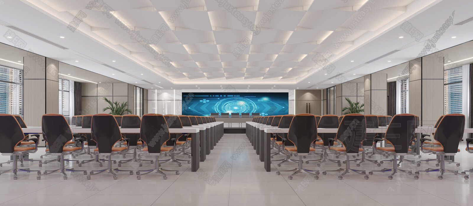 【现代多功能会议室3d模型】建e网现代多功能会议室3d模型下载 Id110646226 打造3d现代多功能会议室模型免费下载平台