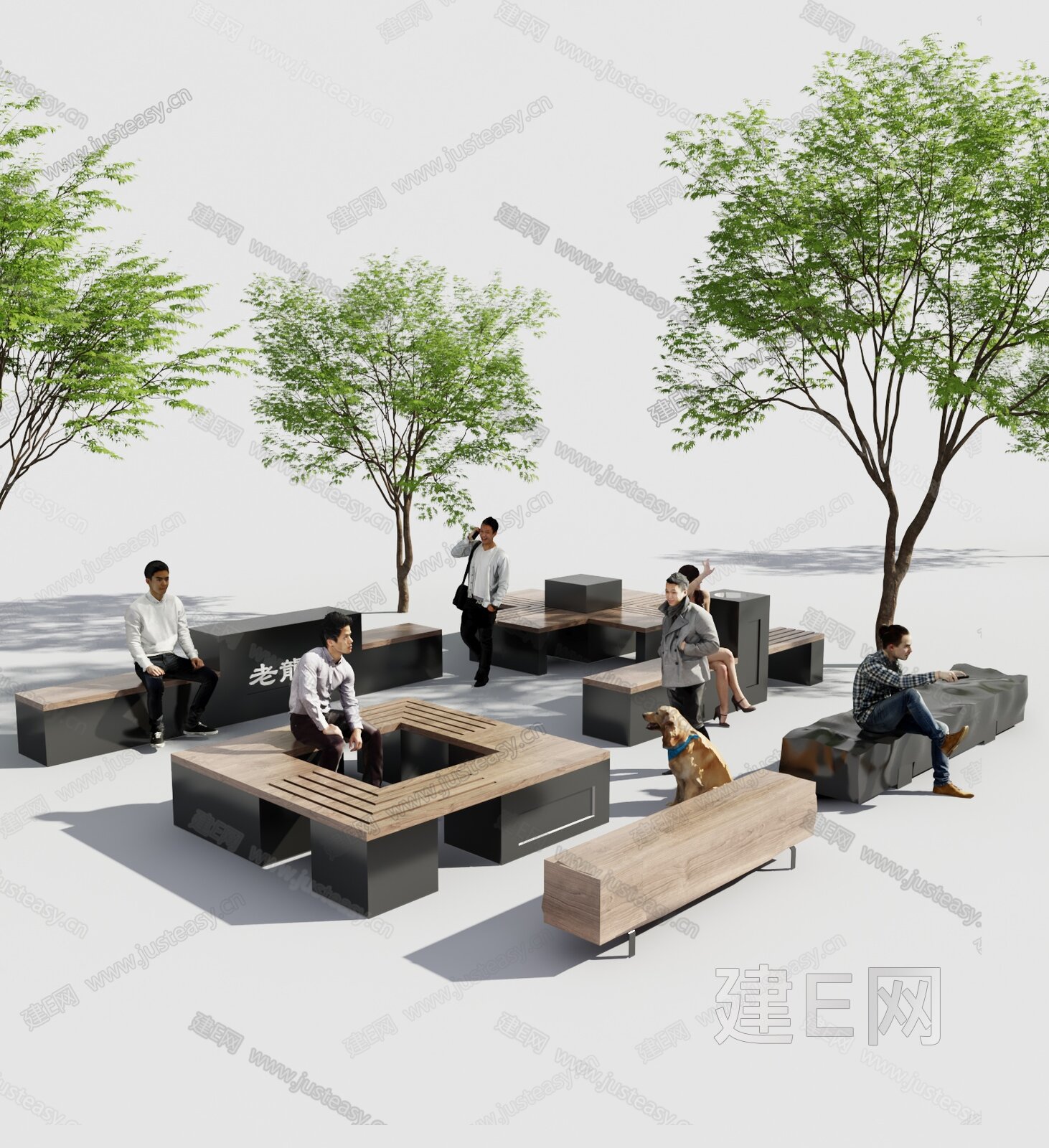 【现代户外座椅3d模型】建e网现代户外座椅3d模型下载 Id113071060 打造3d现代户外座椅模型免费下载平台