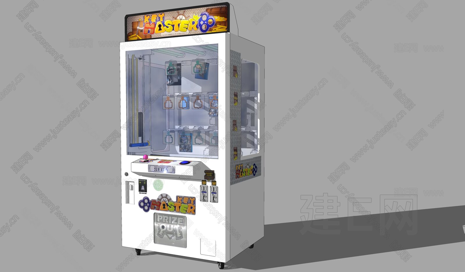 现代游戏机模型su模型下载[id 109660967] 建e网su模型