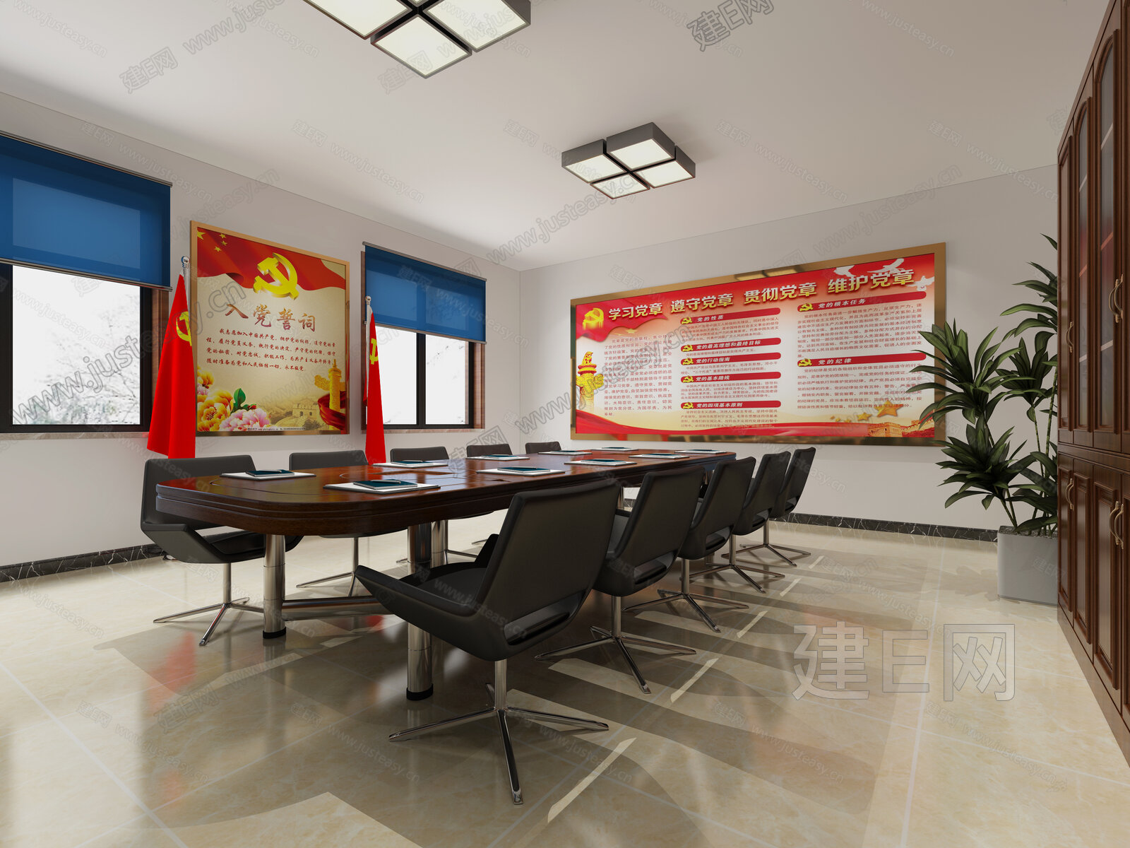 【现代警察局会议室3d模型】建e网现代警察局会议室3d模型下载 Id108483137 打造3d现代警察局会议室模型免费下载平台