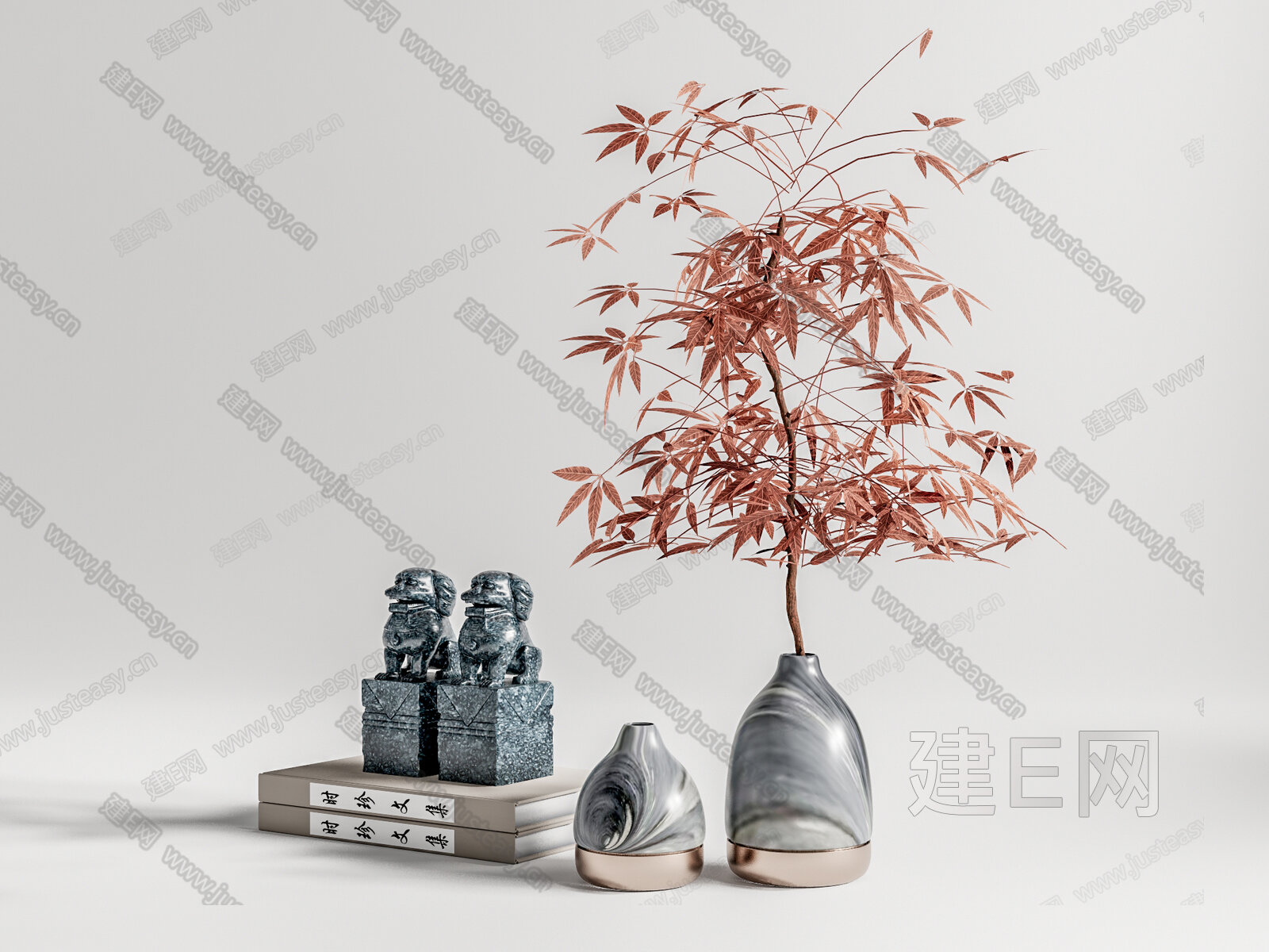 【新中式装饰摆件3d模型】建e网新中式装饰摆件3d模型下载 Id108679908 打造3d新中式装饰摆件模型免费下载平台