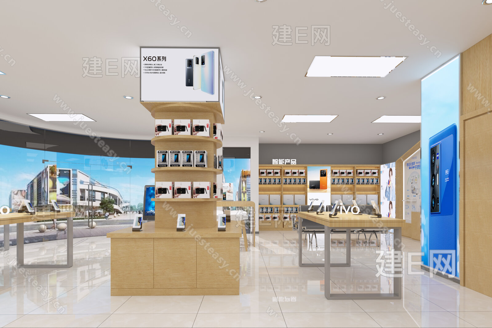 【现代数码店3d模型】建e网现代数码店3d模型下载 Id102126097 打造3d现代数码店模型免费下载平台