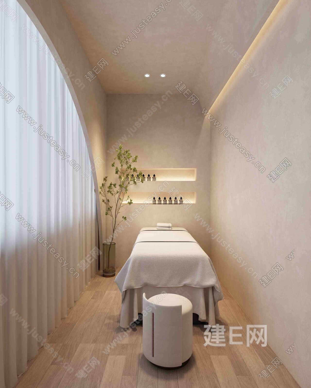 【侘寂风美容spa店3d模型】建e网侘寂风美容spa店3d模型下载 Id102715909 打造3d侘寂风美容spa店模型免费下载平台