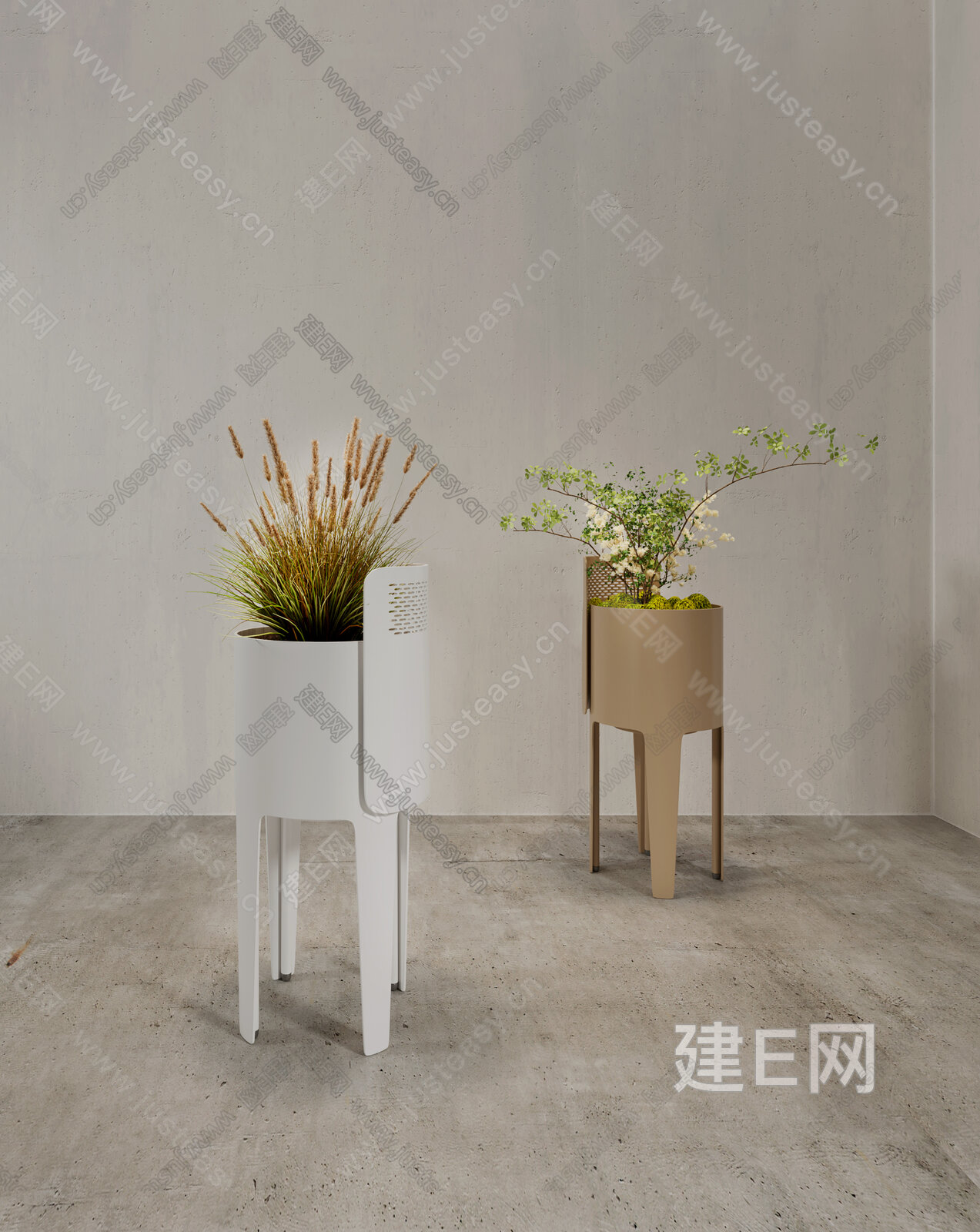 【现代植物架3d模型】建e网现代植物架3d模型下载 Id114578011 打造3d现代植物架模型免费下载平台