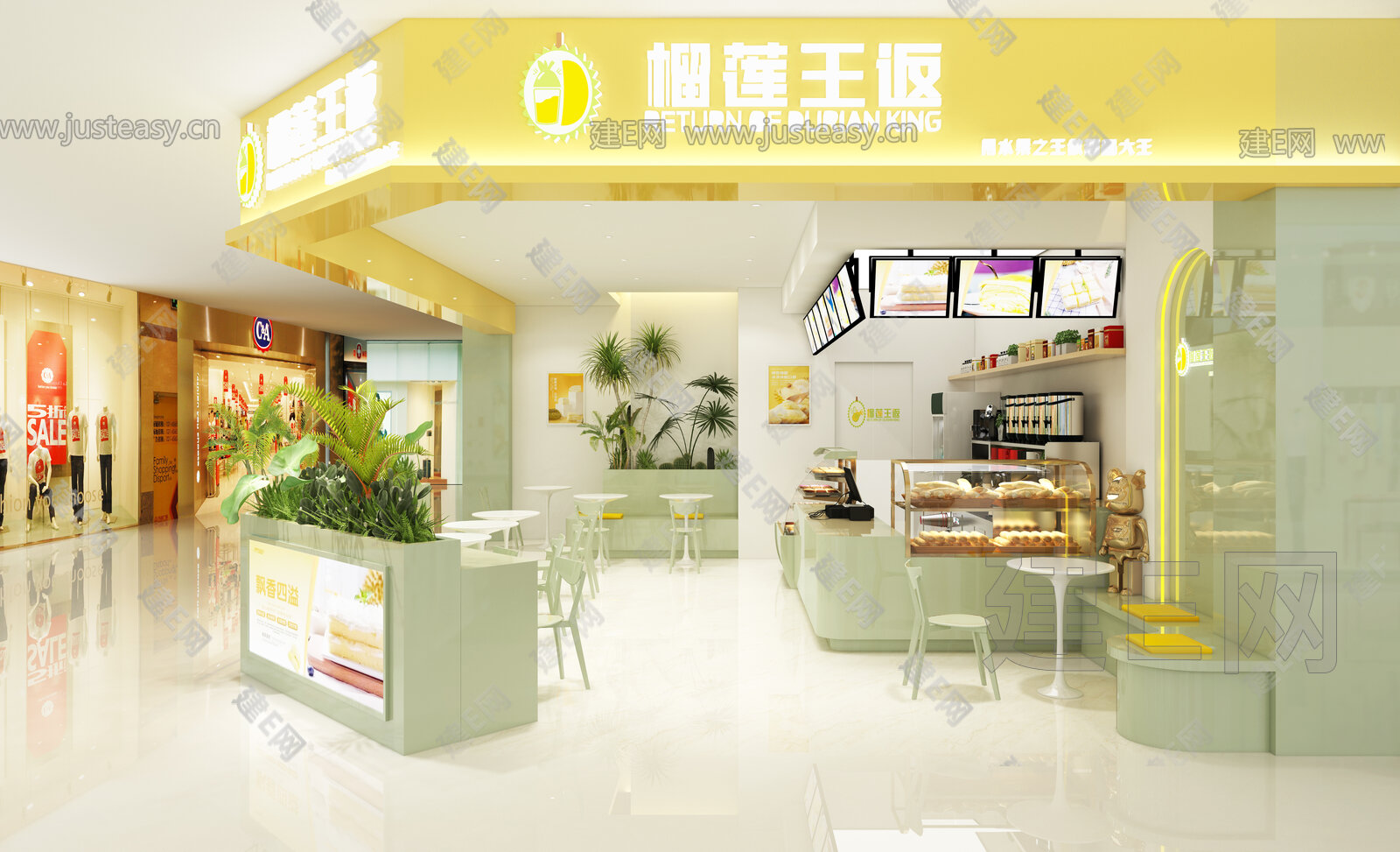 【现代店铺门头3d模型】建e网现代店铺门头3d模型下载 Id115167928 打造3d现代店铺门头模型免费下载平台