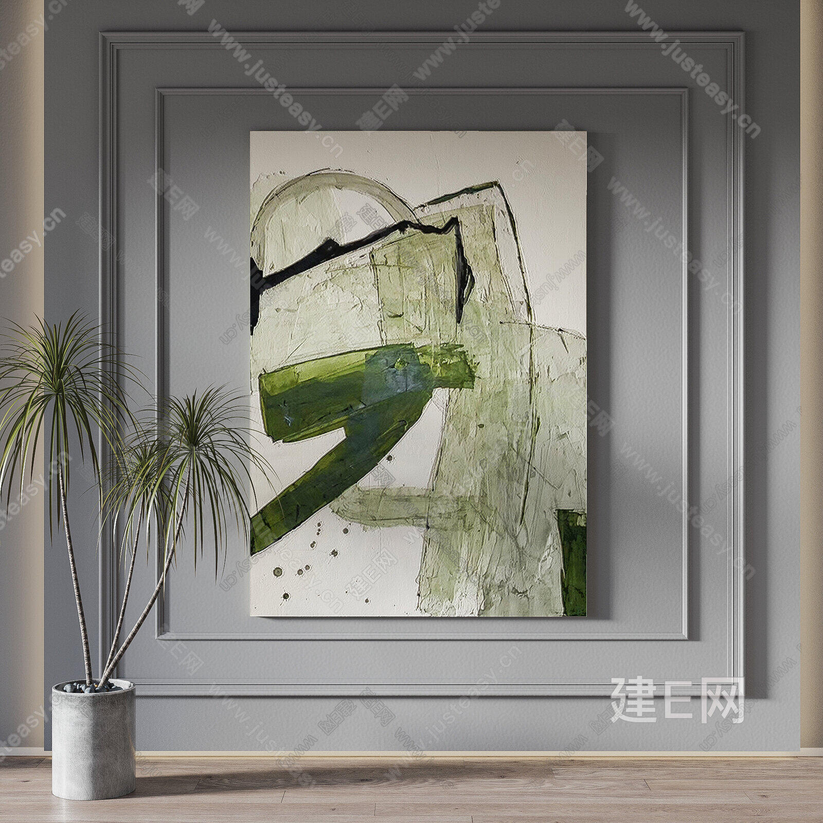 【现代挂画3d模型】建e网现代挂画3d模型下载 Id116281977 打造3d现代挂画模型免费下载平台
