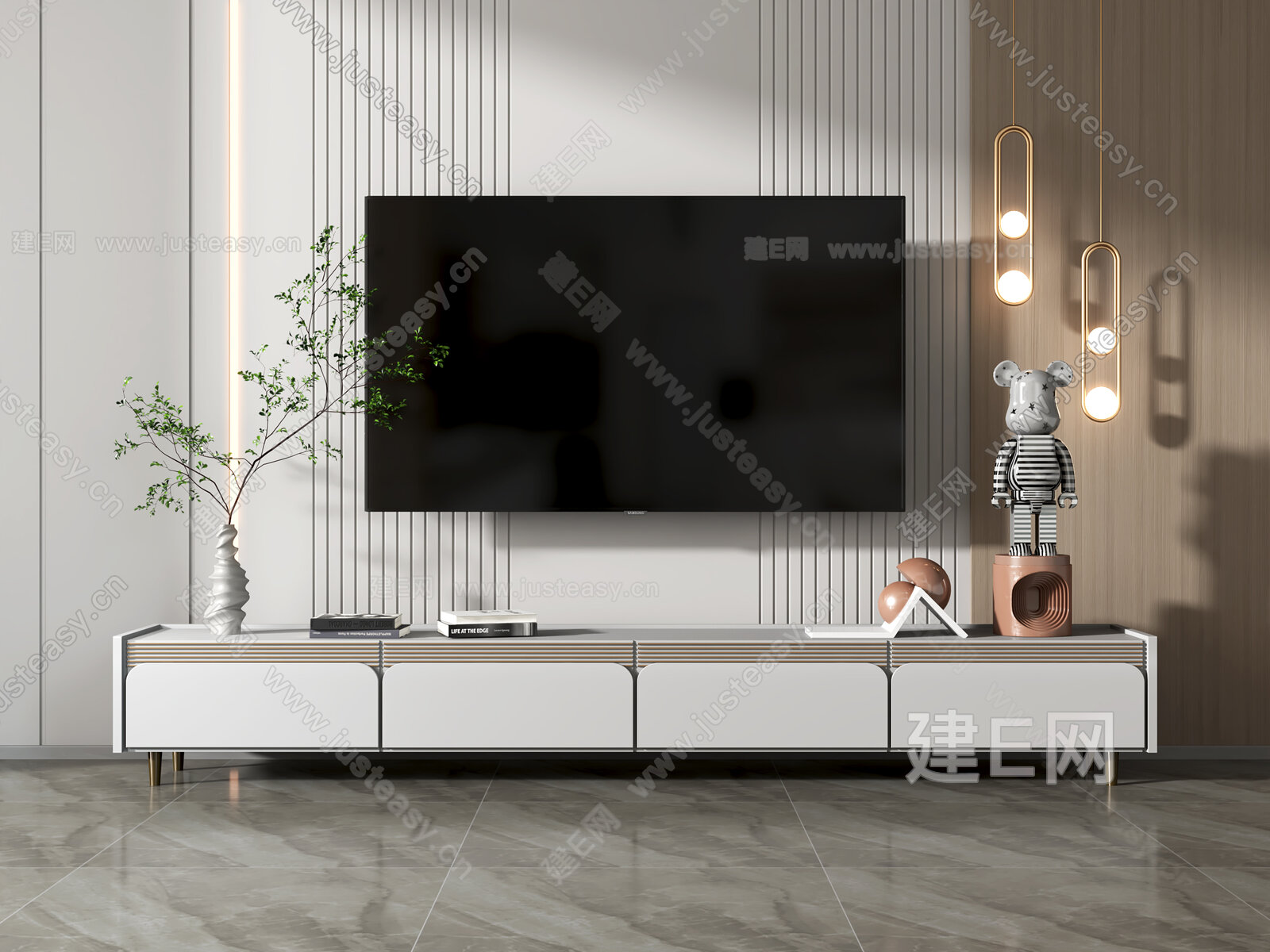 【现代电视柜3d模型】建e网现代电视柜3d模型下载 Id110907997 打造3d现代电视柜模型免费下载平台