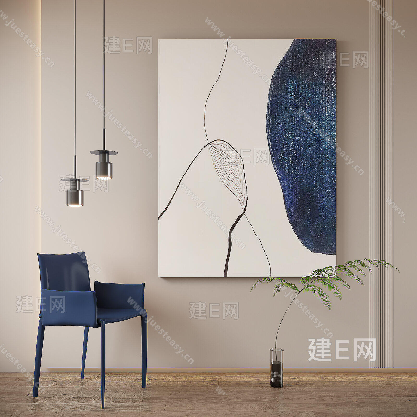 【现代简约装饰画3d模型】建e网现代简约装饰画3d模型下载 Id111432221 打造3d现代简约装饰画模型免费下载平台