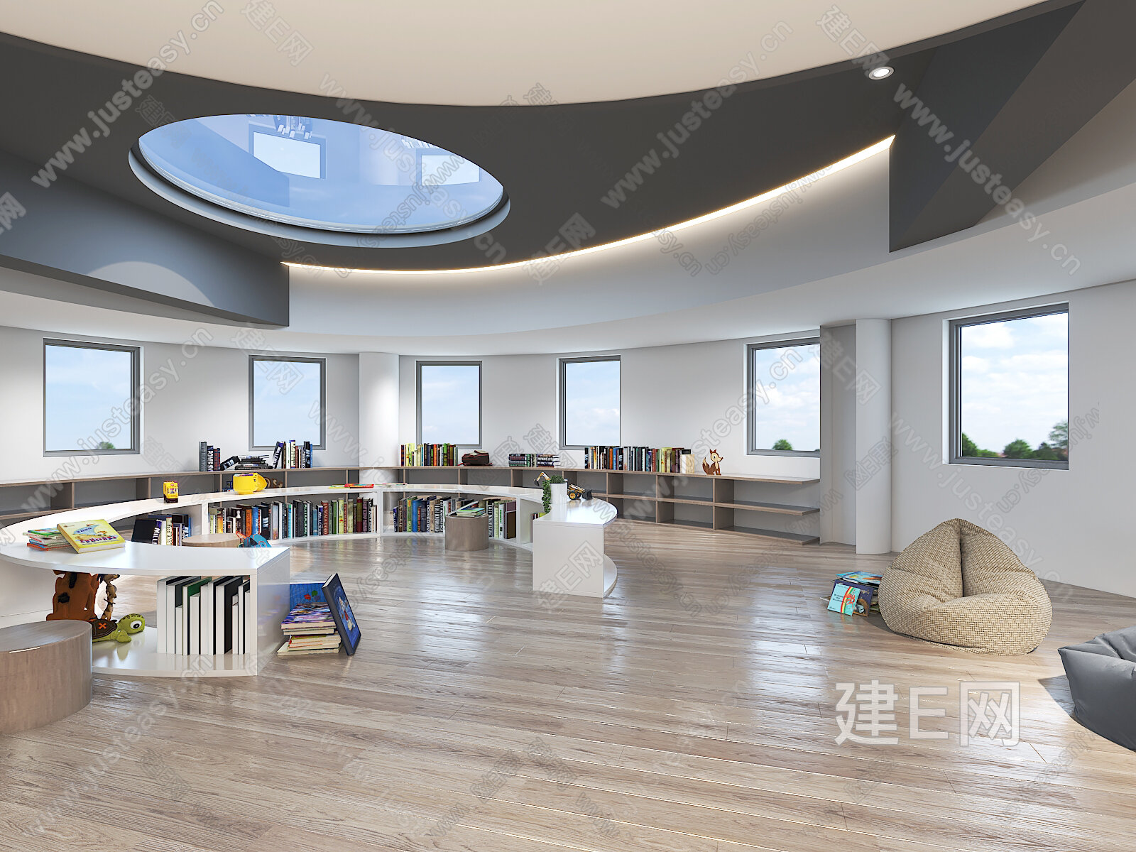 【现代幼儿园亲子阅读室3d模型】建e网现代幼儿园亲子阅读室3d模型下载 Id111170068 打造3d现代幼儿园亲子阅读室模型免费下载平台