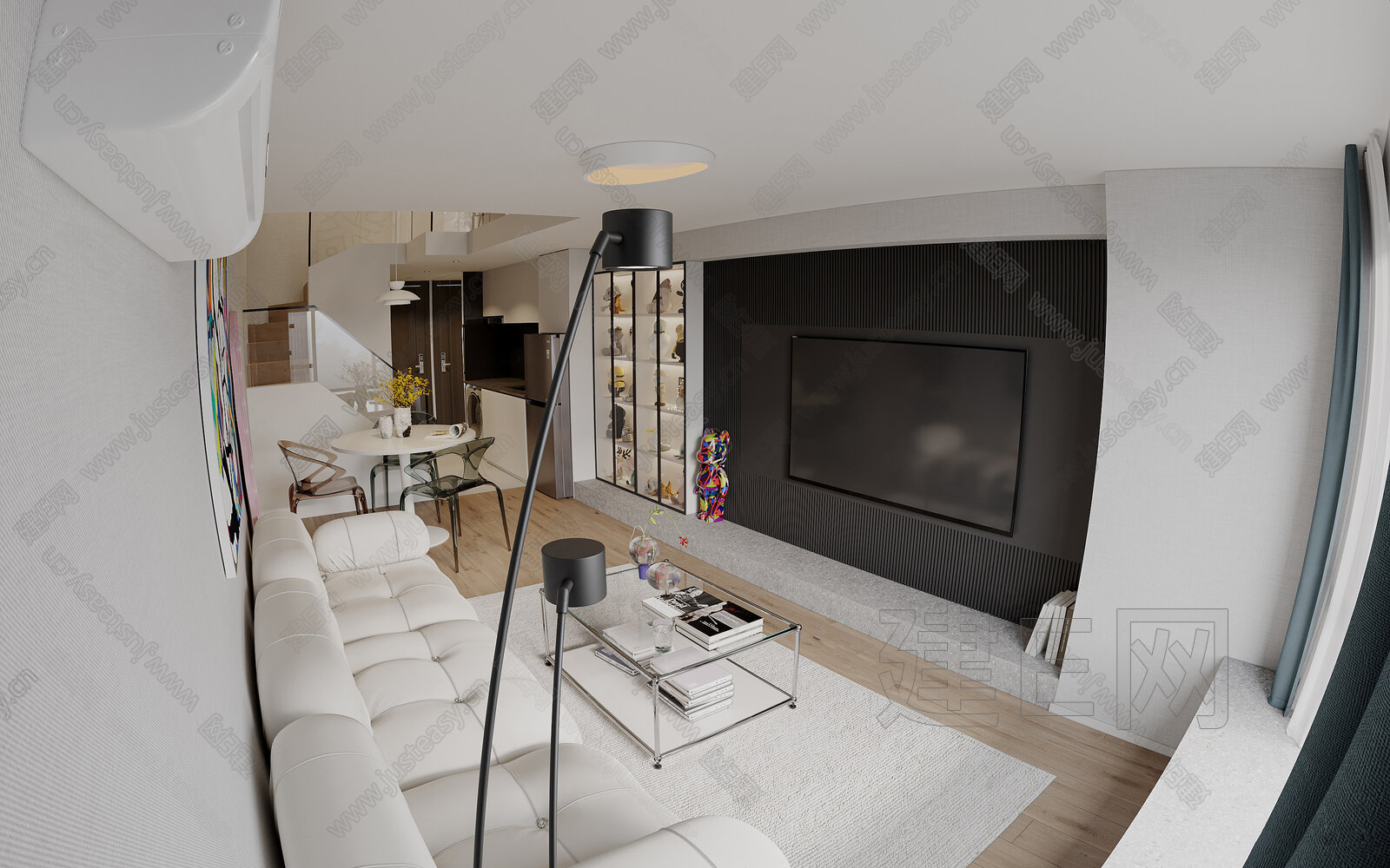 【现代公寓3d模型】建e网现代公寓3d模型下载 Id112611978 打造3d现代公寓模型免费下载平台