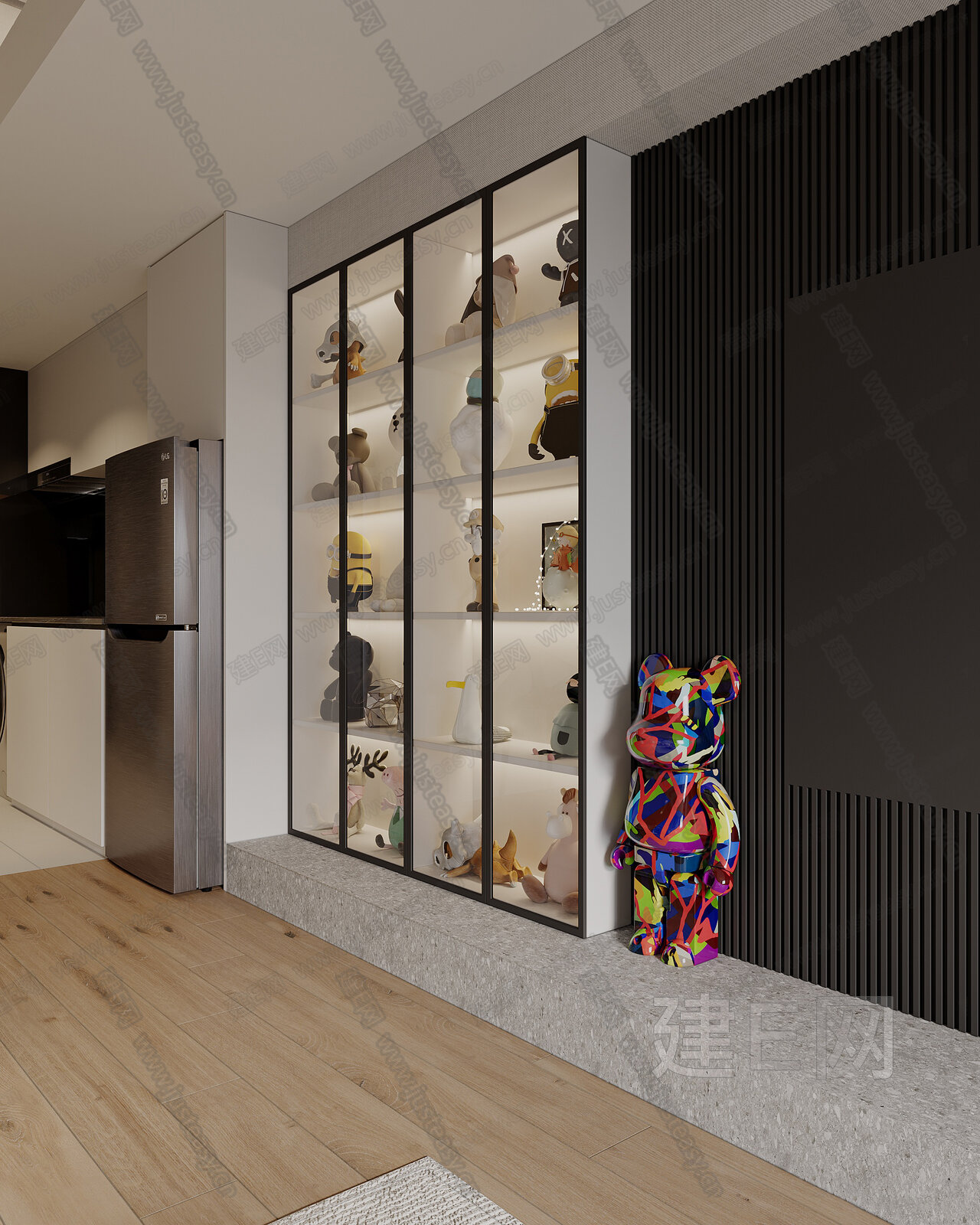 【现代公寓3d模型】建e网现代公寓3d模型下载 Id112611978 打造3d现代公寓模型免费下载平台