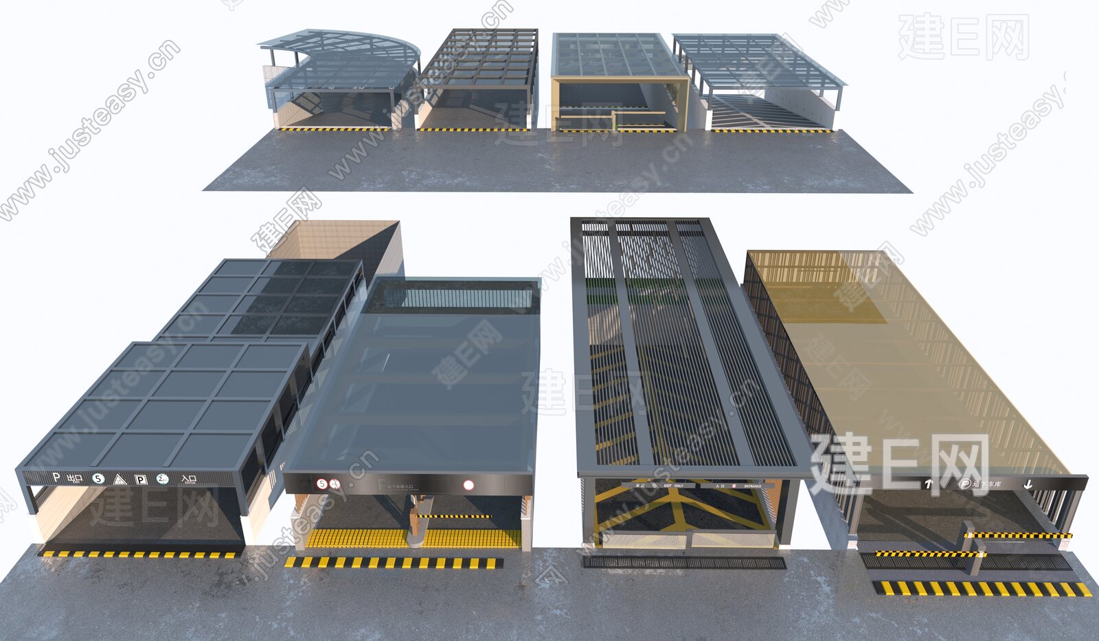 【现代地库入口3d模型】建e网现代地库入口3d模型下载 Id105469346 打造3d现代地库入口模型免费下载平台