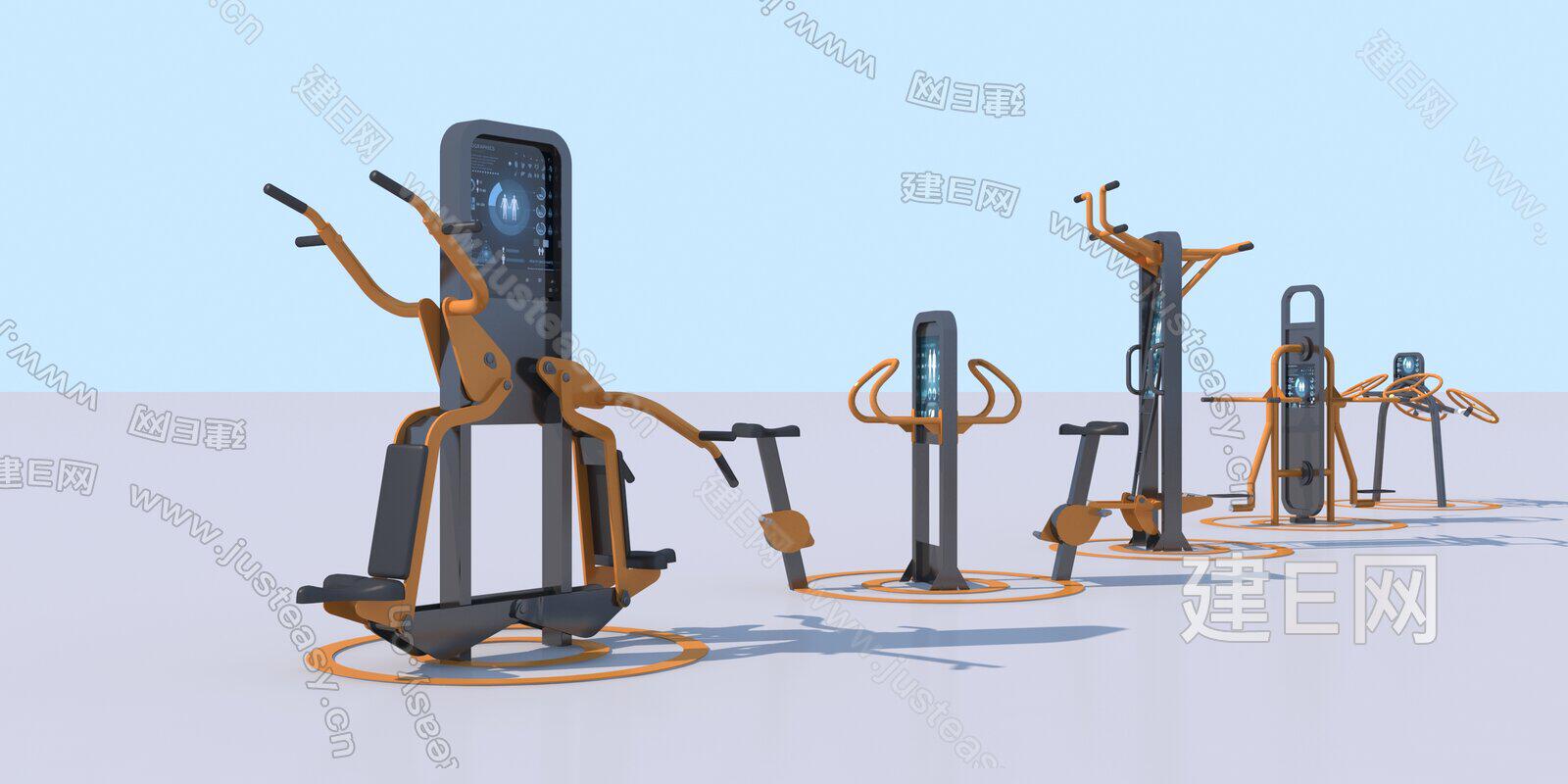 【现代智能健身器材3d模型】建e网现代智能健身器材3d模型下载 Id106386756 打造3d现代智能健身器材模型免费下载平台