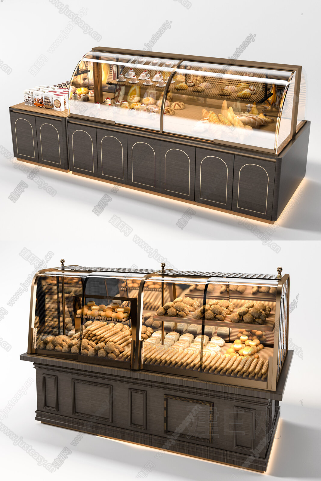 【现代面包展示柜3d模型】建e网现代面包展示柜3d模型下载 Id108025316 打造3d现代面包展示柜模型免费下载平台