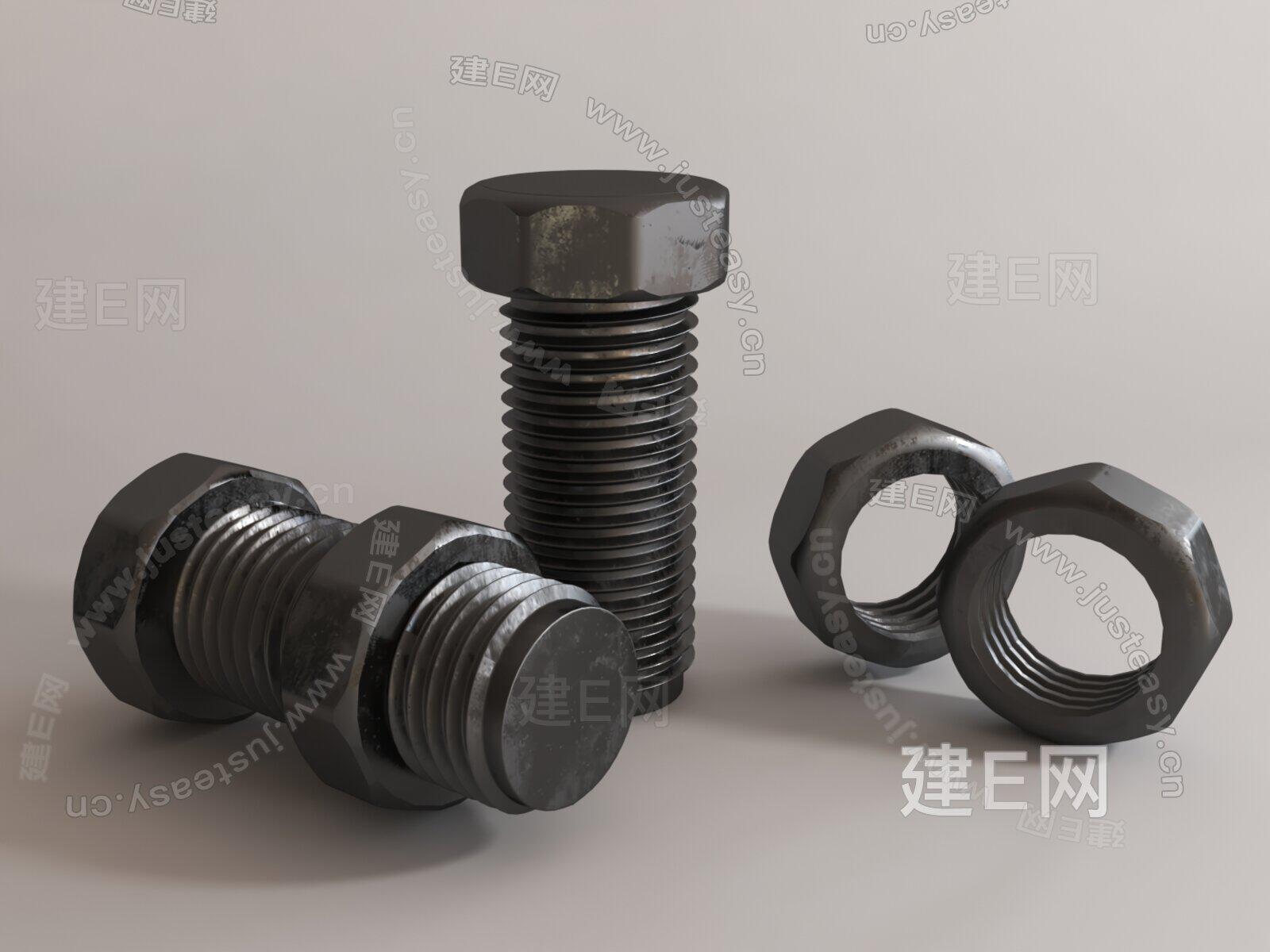 【现代五金螺丝3d模型】建e网现代五金螺丝3d模型下载 Id101012765 打造3d现代五金螺丝模型免费下载平台