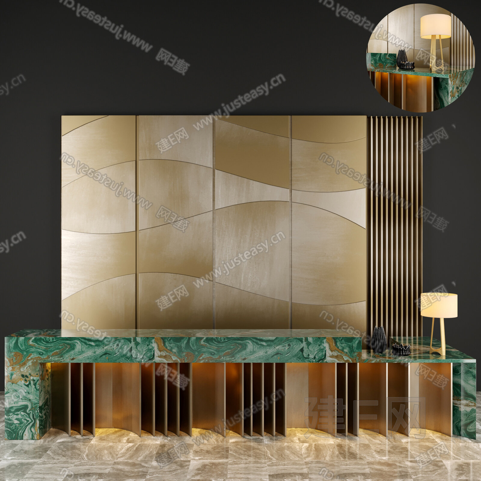 【现代酒店前台3d模型】建e网现代酒店前台3d模型下载 Id101537145 打造3d现代酒店前台模型免费下载平台