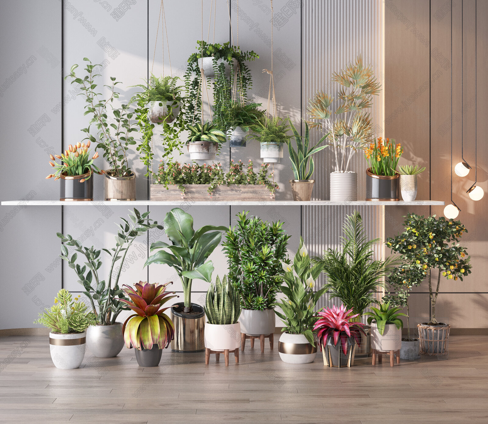 【现代绿植盆栽3d模型】建e网现代绿植盆栽3d模型下载 Id101799300 打造3d现代绿植盆栽模型免费下载平台